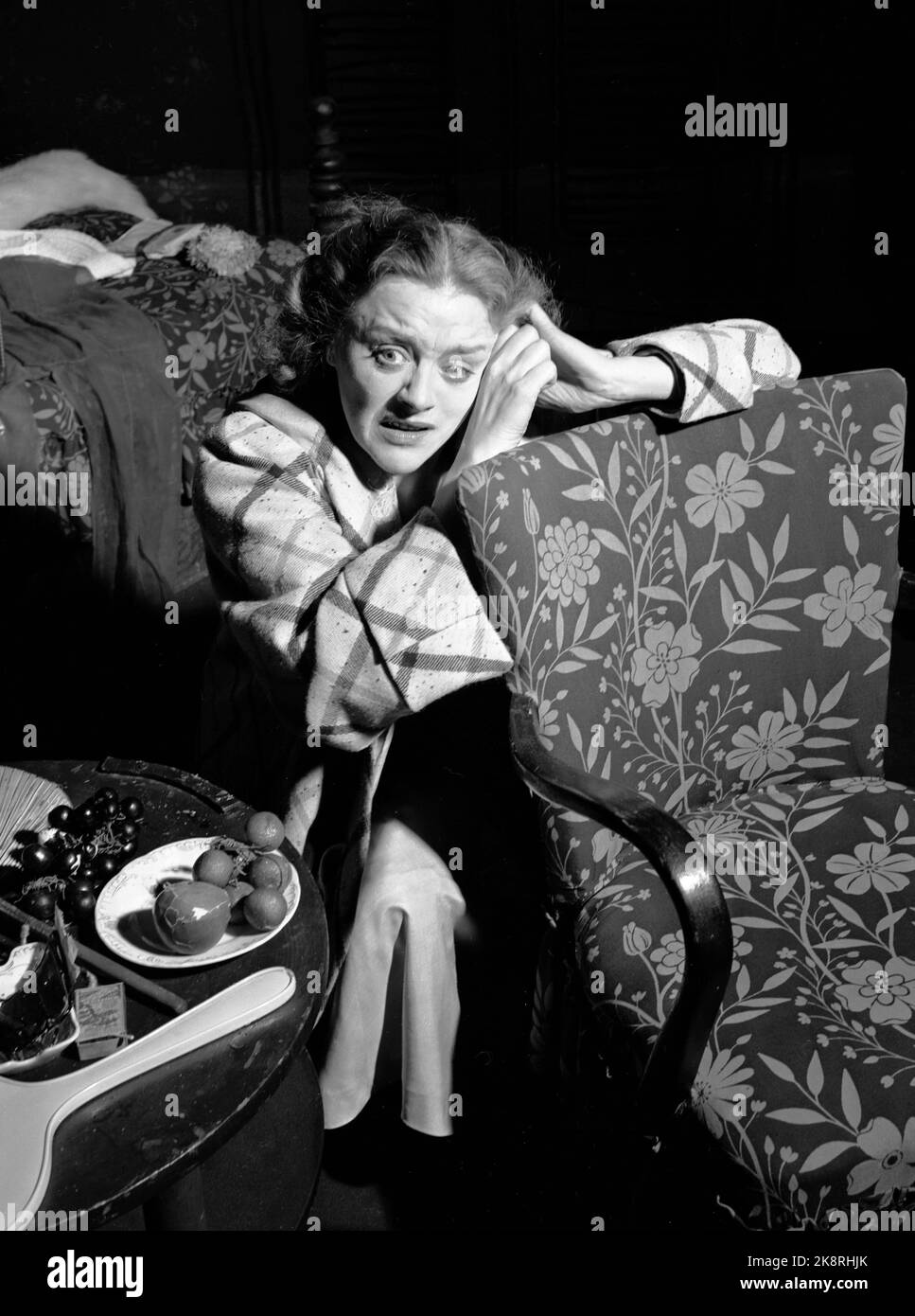 Oslo May 1949 Actress Aase Bye has huge success as a blanche in the ...