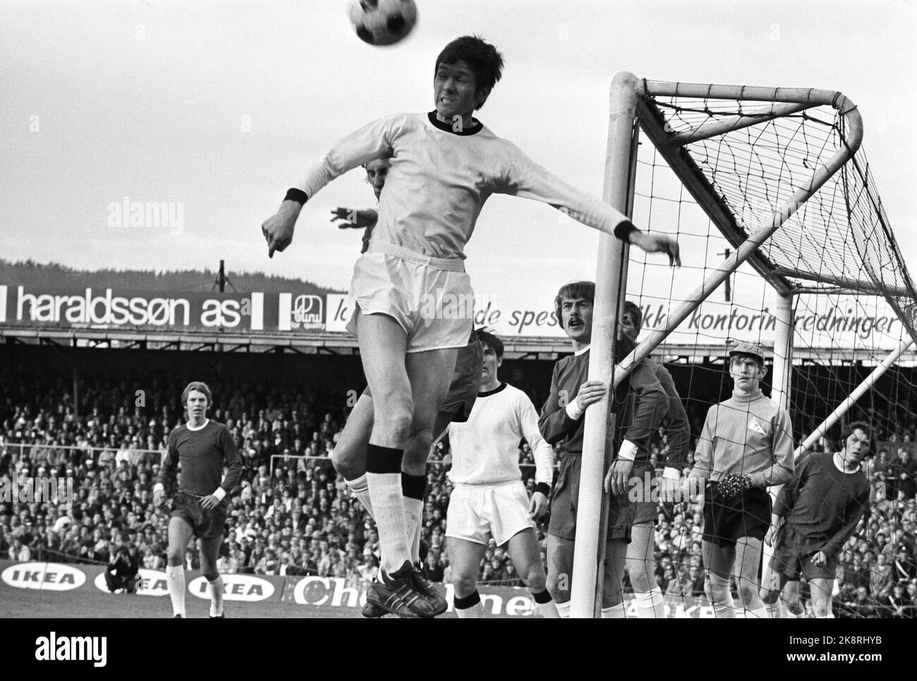 Oslo, 19711024. Cup final 1971, Ullevål Stadium. Fredrikstad Football ...