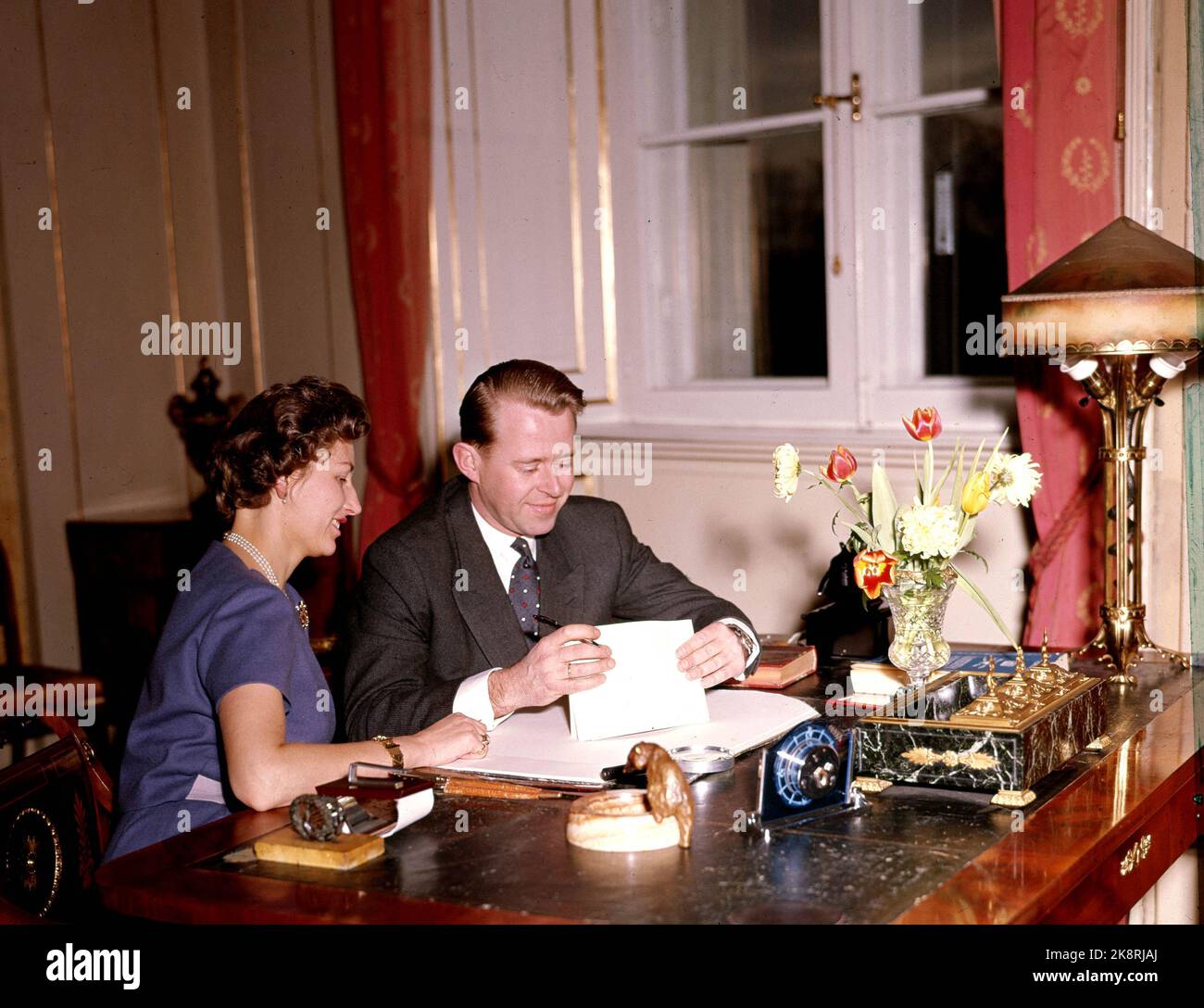 Oslo 196012. Photography in connection with the engagement between ...