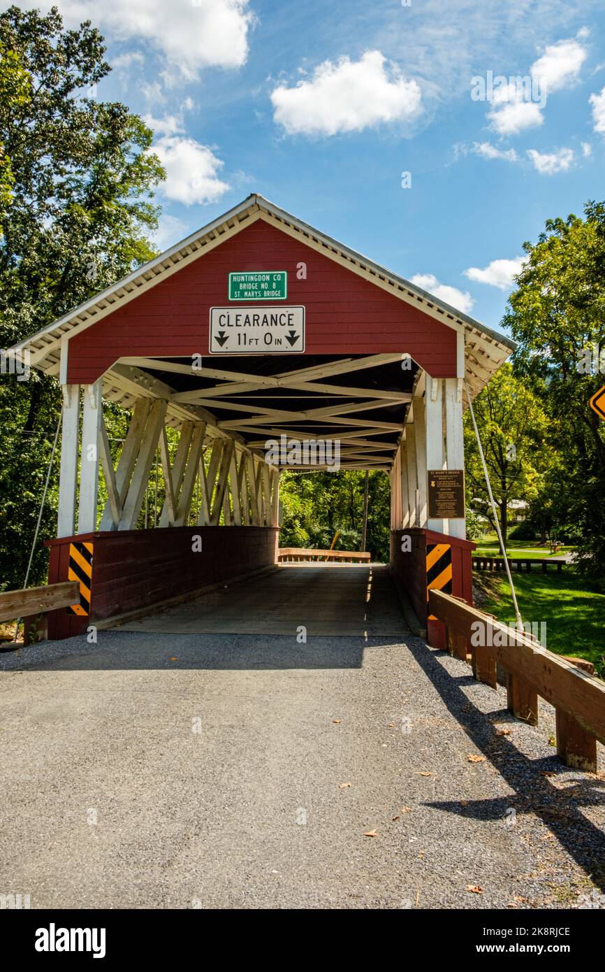 St marys covered bridge hi-res stock photography and images - Alamy