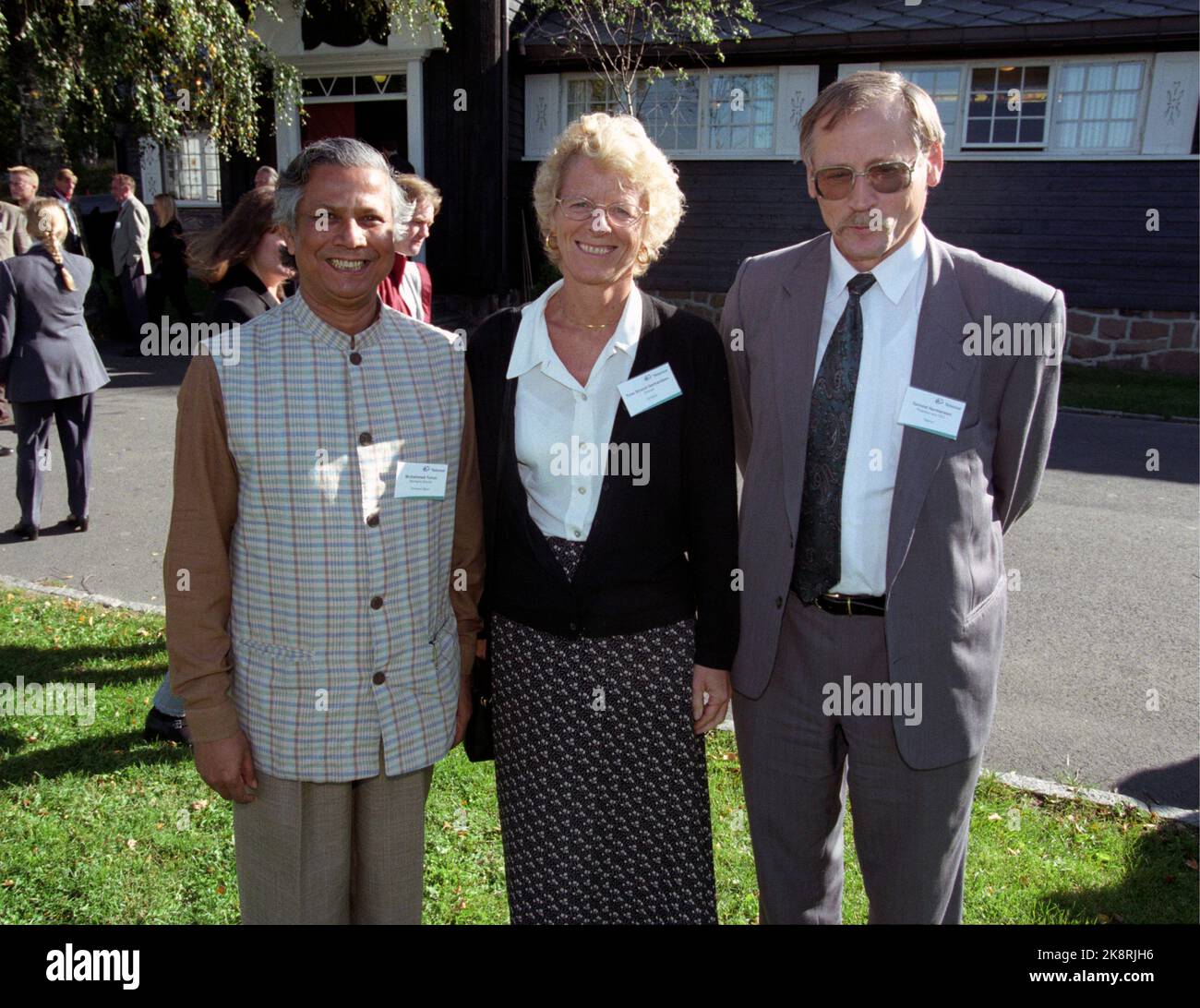 Oslo 19960925. Mohammad Yunus, founder of the Women's Bank, which ...