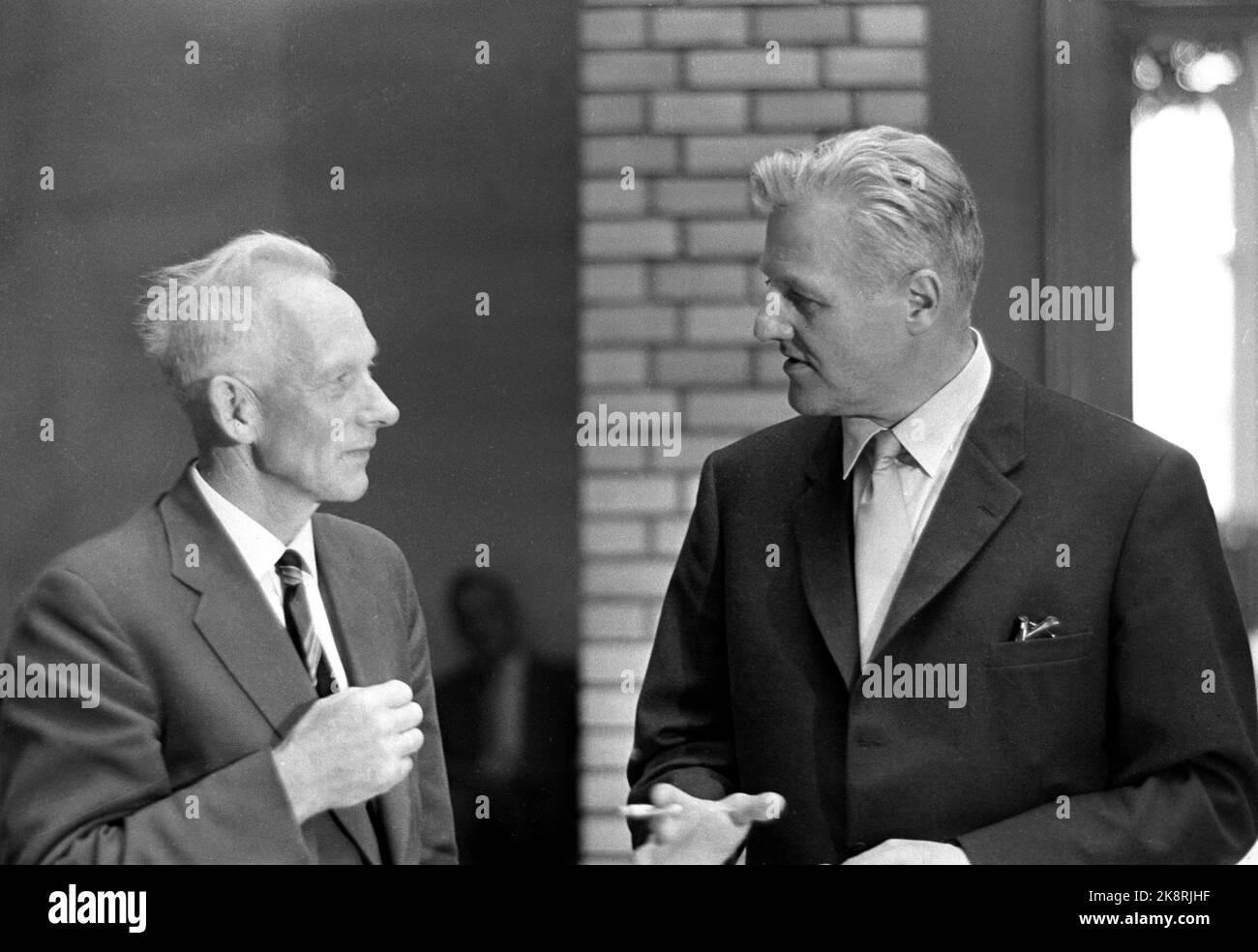 Oslo 19630822: Kings Bay case. The big Kings Bay debate in the big ...