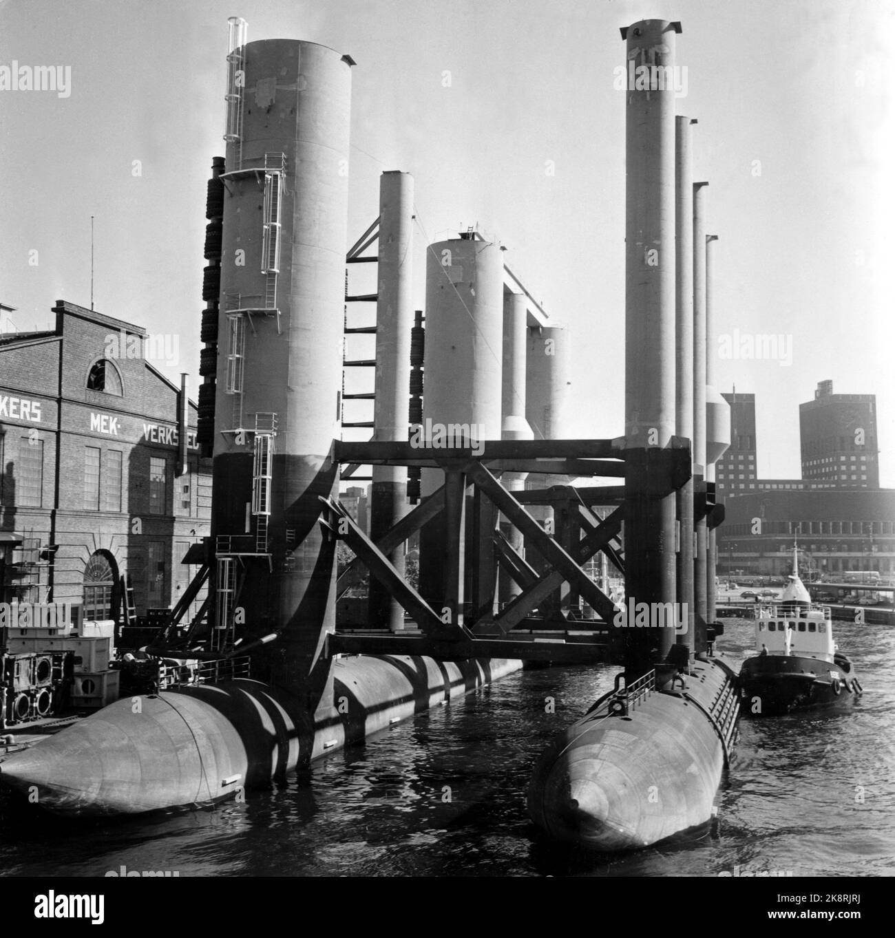 1969 here the platform at the port of oslo photo hi-res stock ...