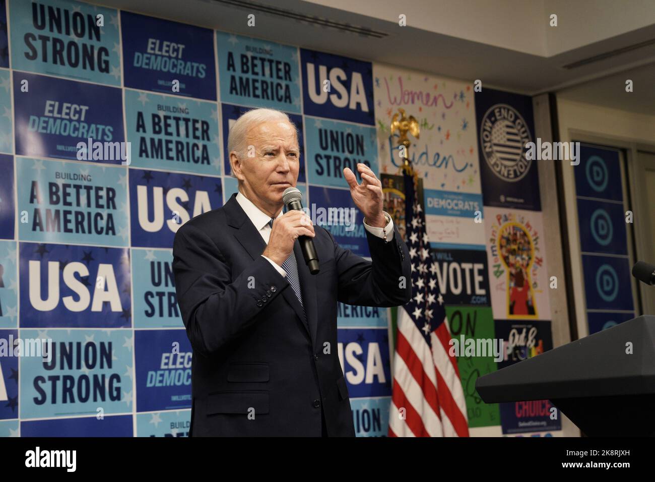 Washington, United States. 24th Oct, 2022. President Joe Biden delivers ...