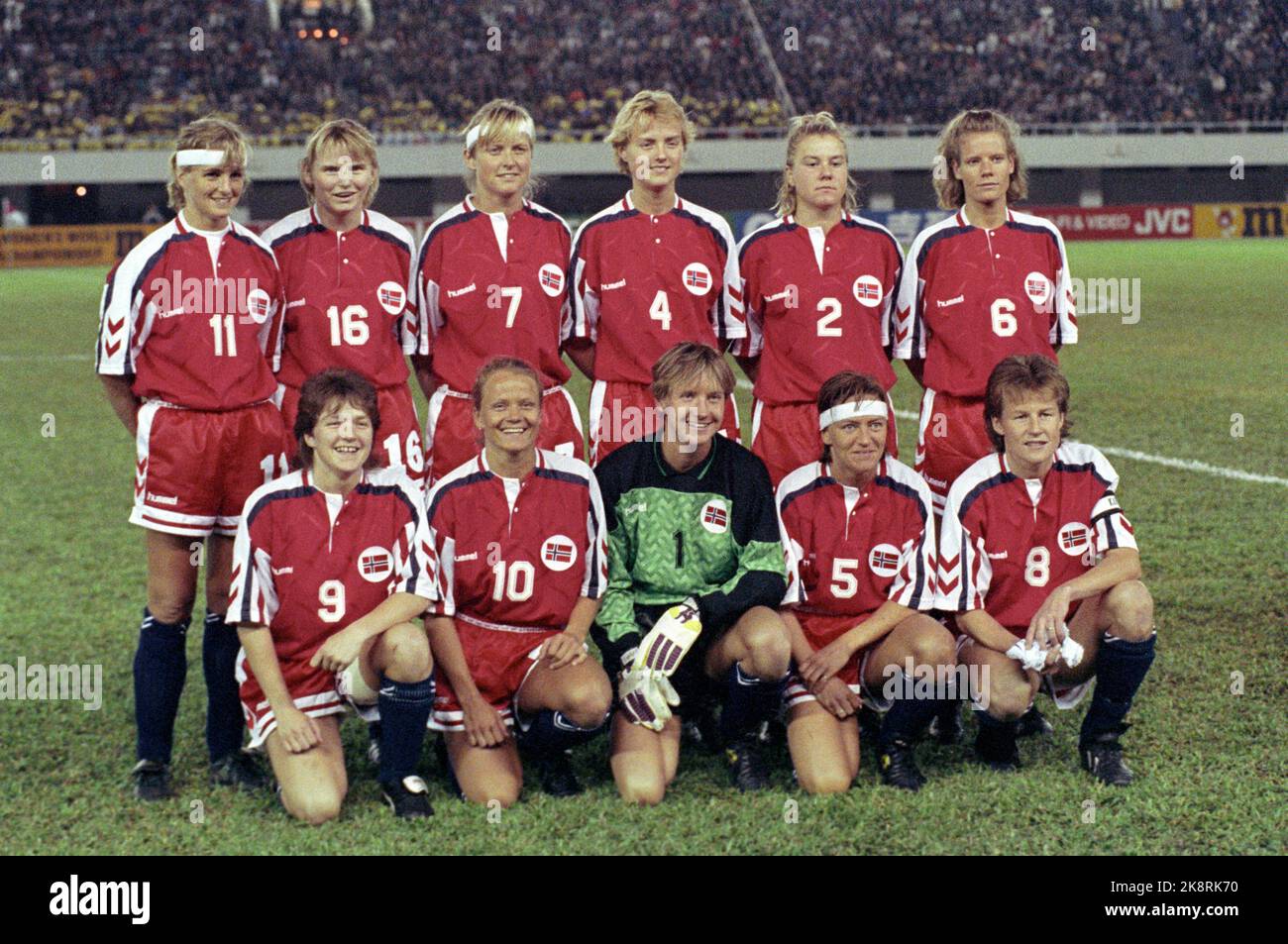 China 199111: World Cup football, ladies. Norway takes silver. Final ...