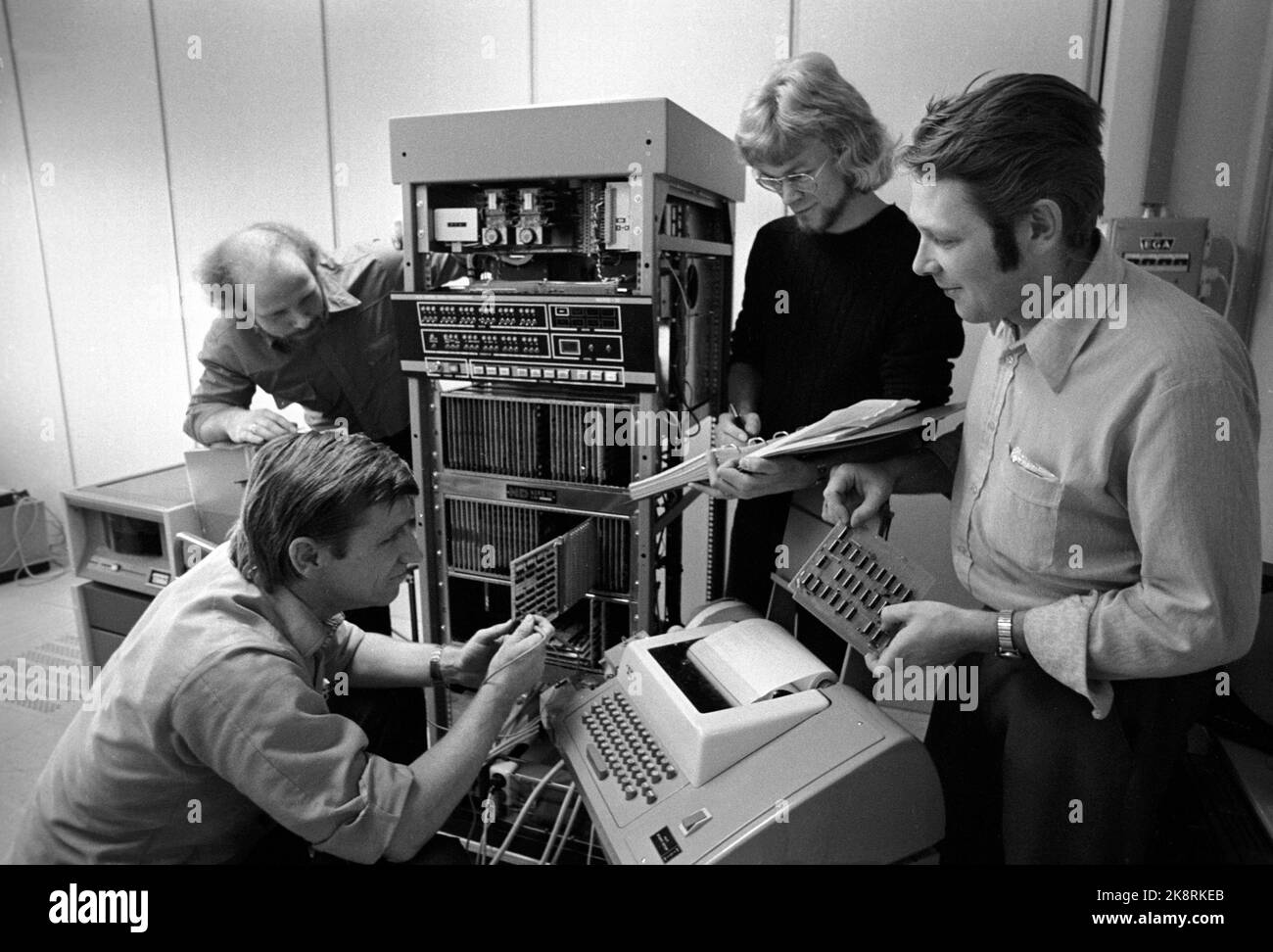 Oslo 19741122 Interior from the Data Company Norsk Data Electronics at ...