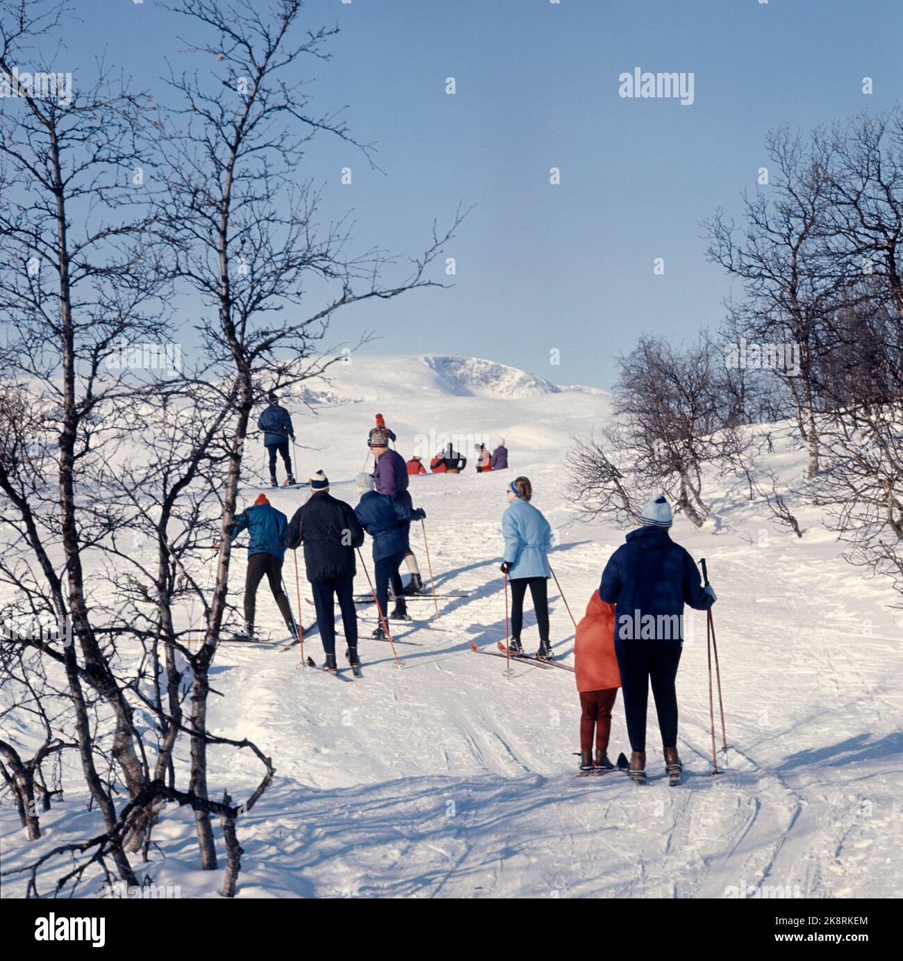 Hardangervidda easter 1971 easter holidays in sunshine hi-res stock ...