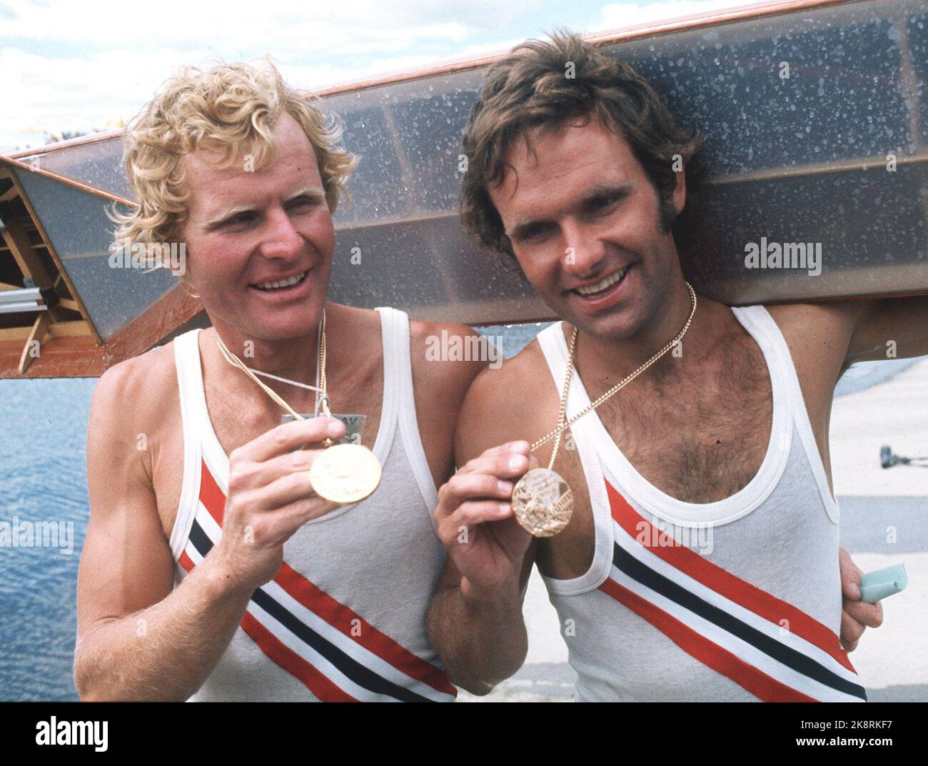 1976 Olympic Montreal Rowage: Gold for brothers Alf Hansen and Frank Hansen in double sculls ...