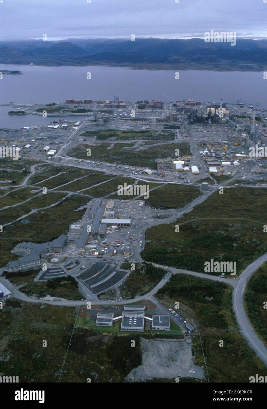 The oil refinery at mongstad overview image photo hi-res stock ...