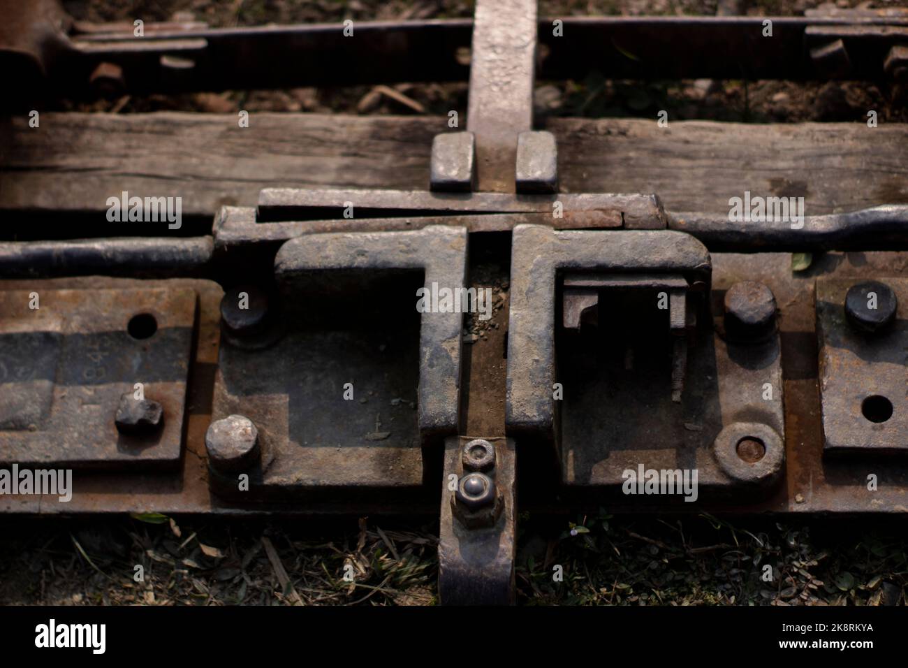 Rail mechanism hi-res stock photography and images - Alamy