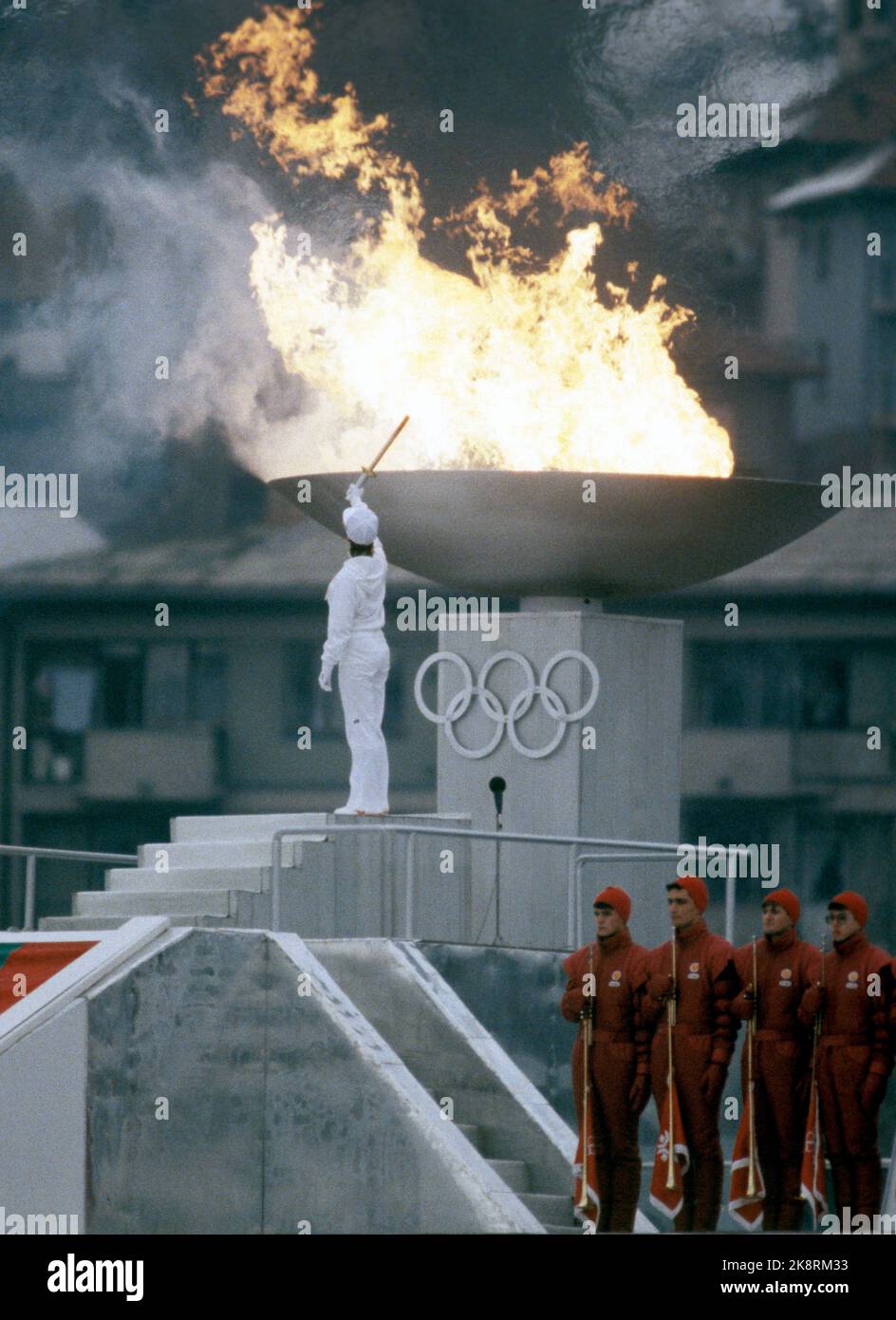 Sarajevo, Yugoslavia 1984-02. The Olympic Winter Games 1984. The ...