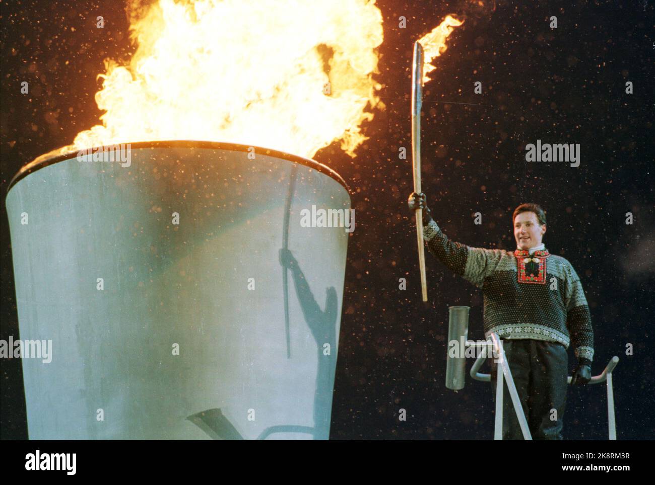 Lillehammer 19940212: Olympics 1994. Opening ceremony in ...