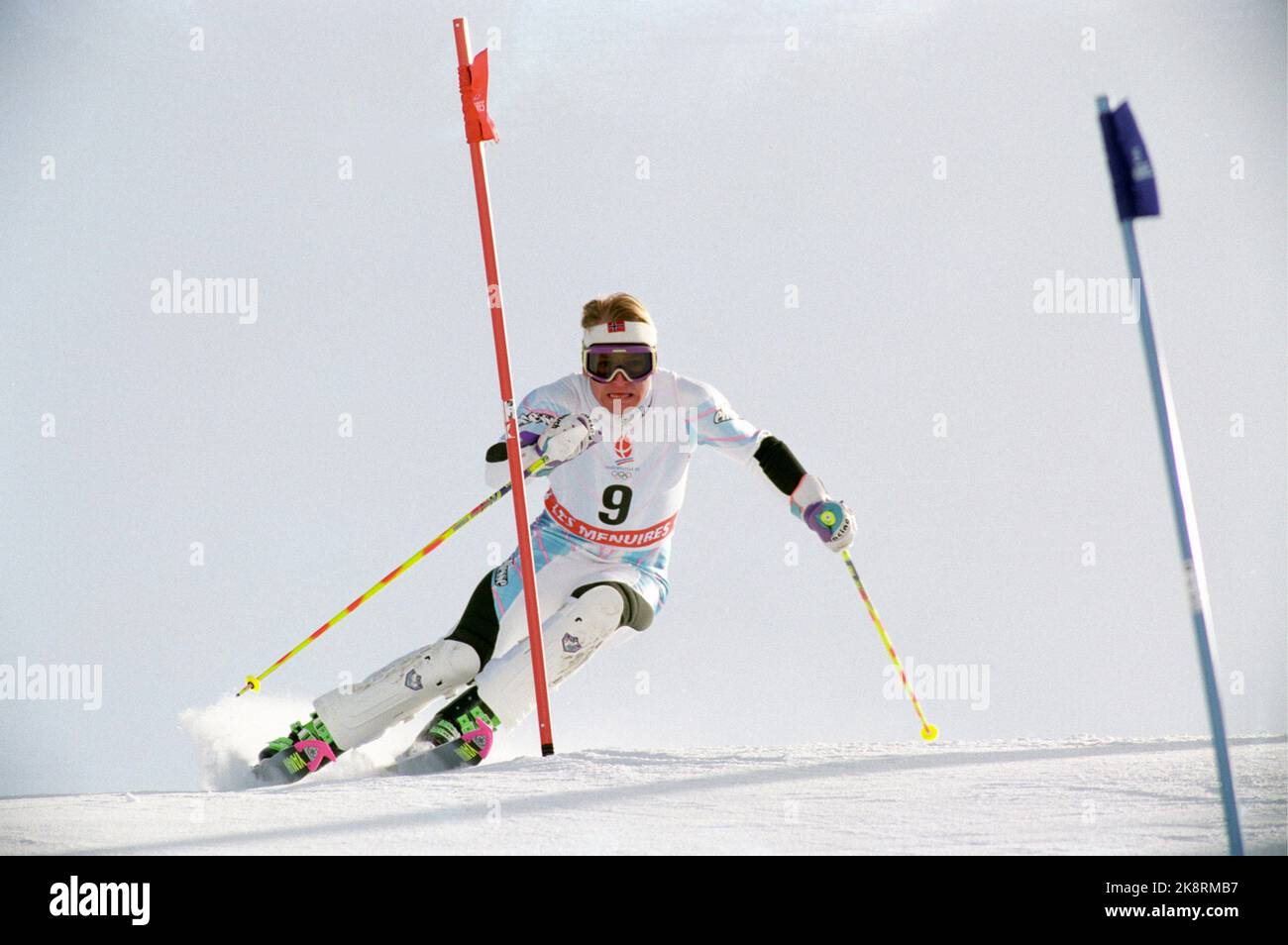 Tor richardsen ntb alpine olympics action slalom hi-res stock ...