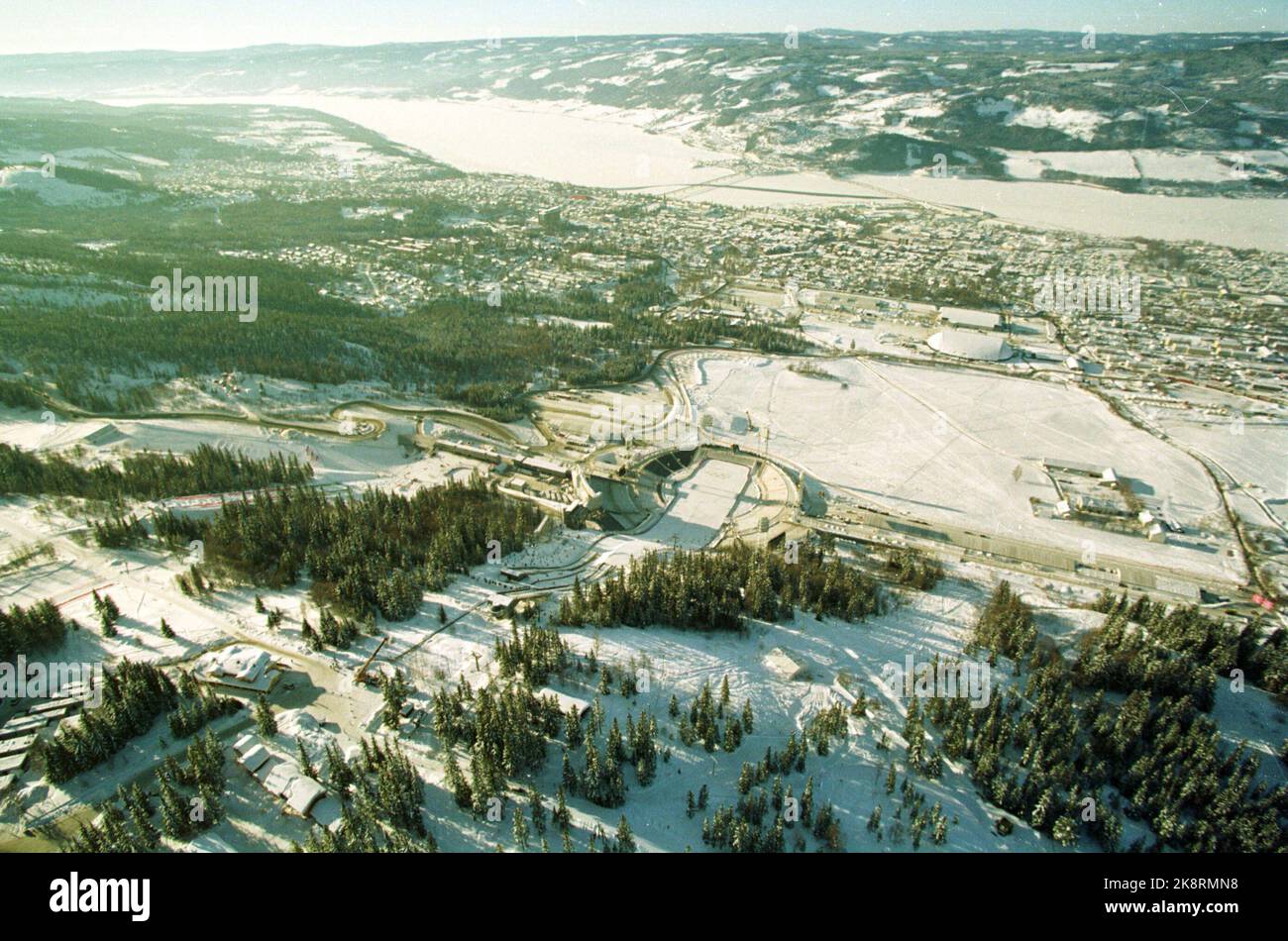 Bjorn owe holmberg ntb ntb landscape overview olympics aerial sports arenas hi-res stock ...