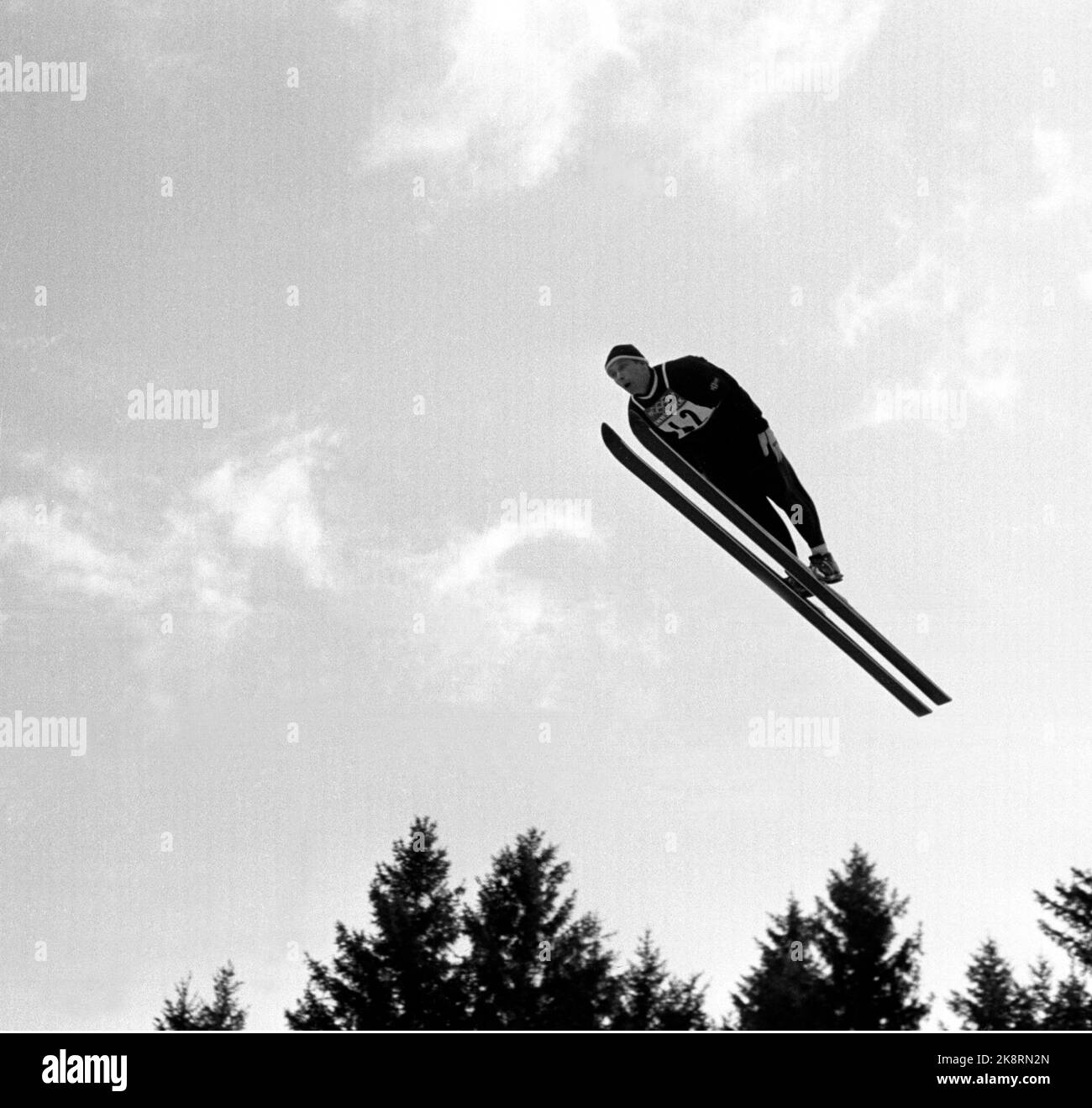 Innsbruck, Austria 196402 The 9th Olympic Winter Games. Jumping big ...