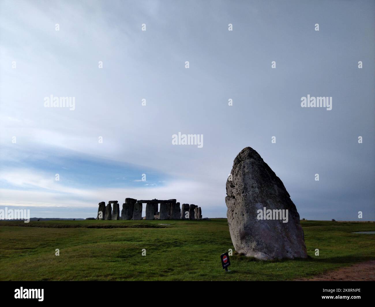 The Stonehenge Historical landmark and ancient mystery in England Stock ...