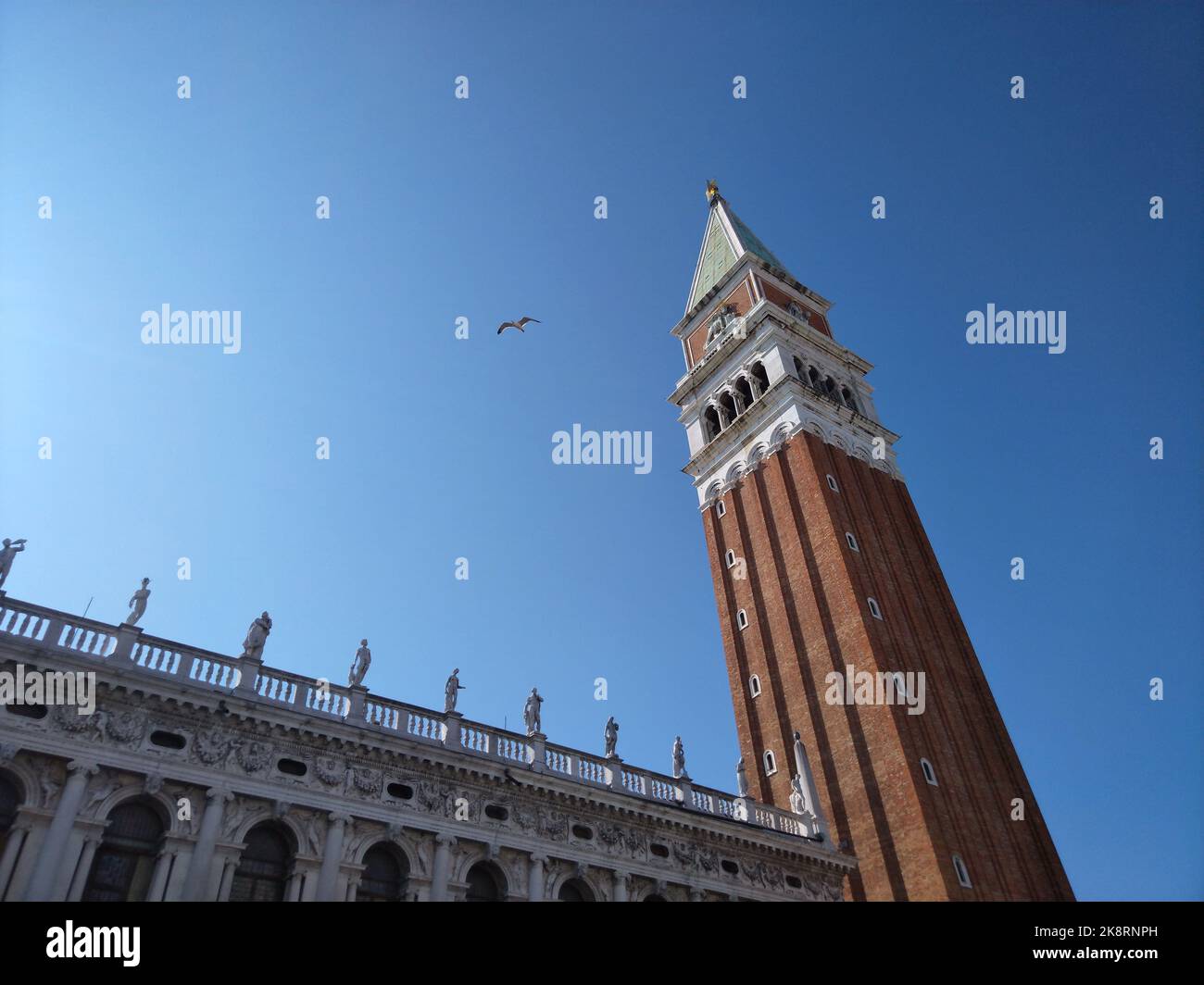 The St Mark's Campanile Historica bell tower of St Mark's Basilica in ...