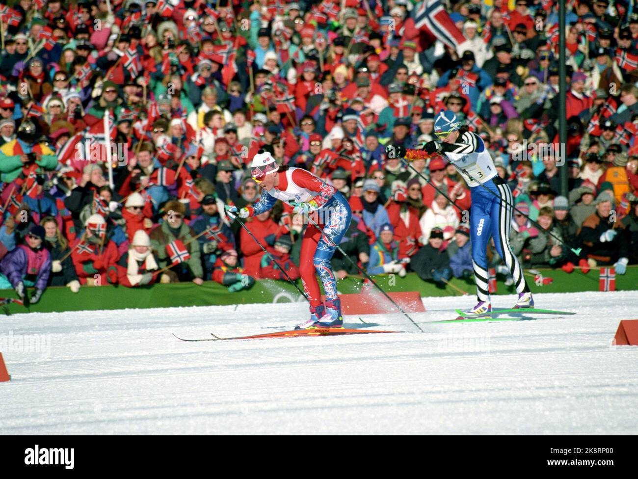 Bjorn sigurdson ntb spectators cross country skiing olympics action batters hi-res stock ...