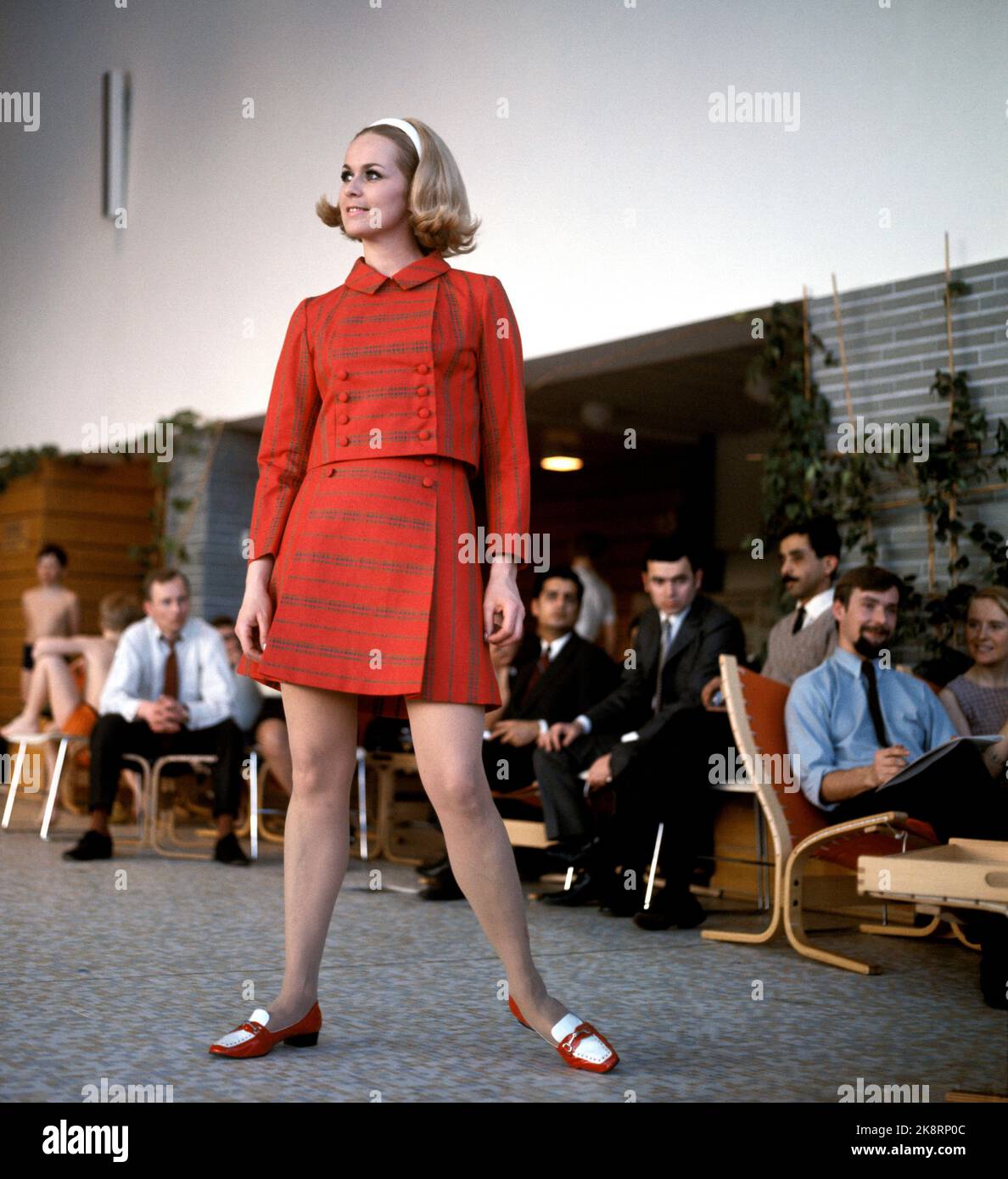 Oslo 19690323. Fashion from Solberg Spinneri from the "Cotton Parad ...