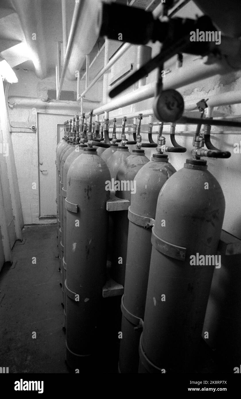 Kristansand 19701106 gas accident with co2 gas the ship hi-res stock ...