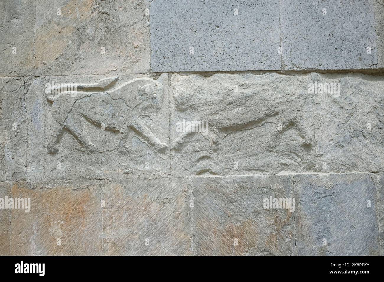 Stone carvings on the outer surface of Barhal church in yusufeli ...