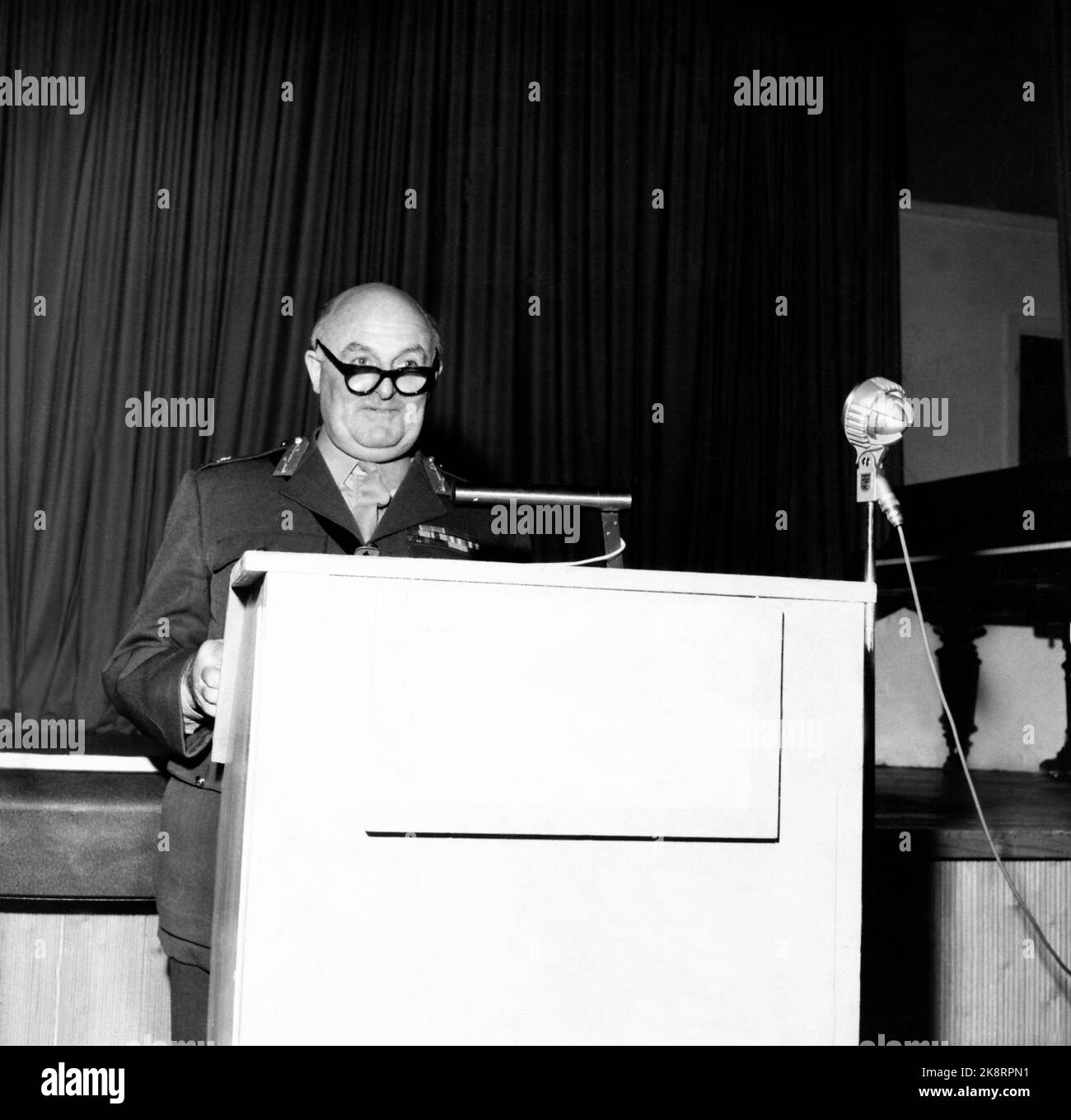 Kolsås, April 6, 1959. NATO headquarters in Bærum. In 1959, this was ...