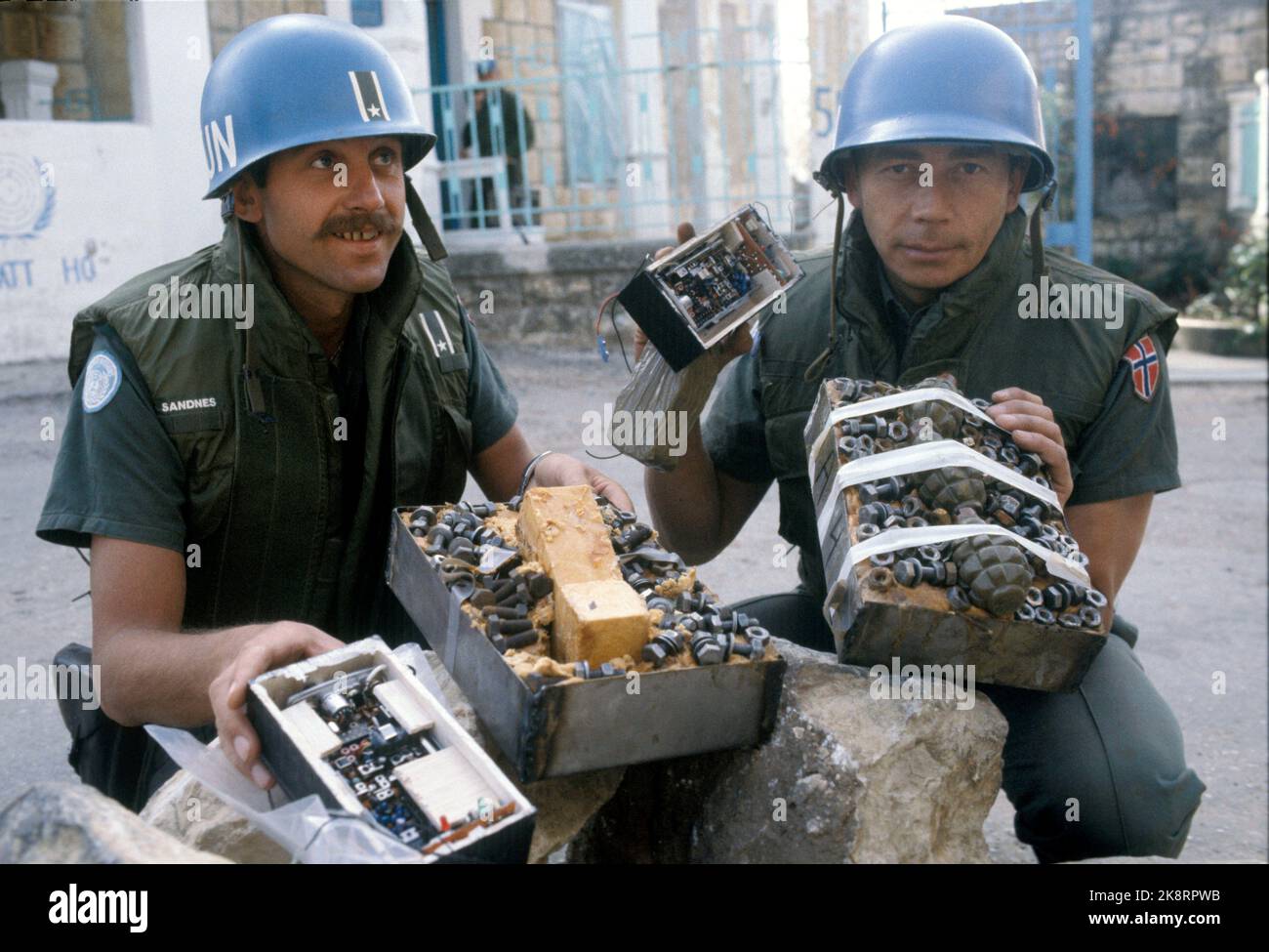 Norwegian un soldiers in lebanon unifil forces picture hi-res stock ...