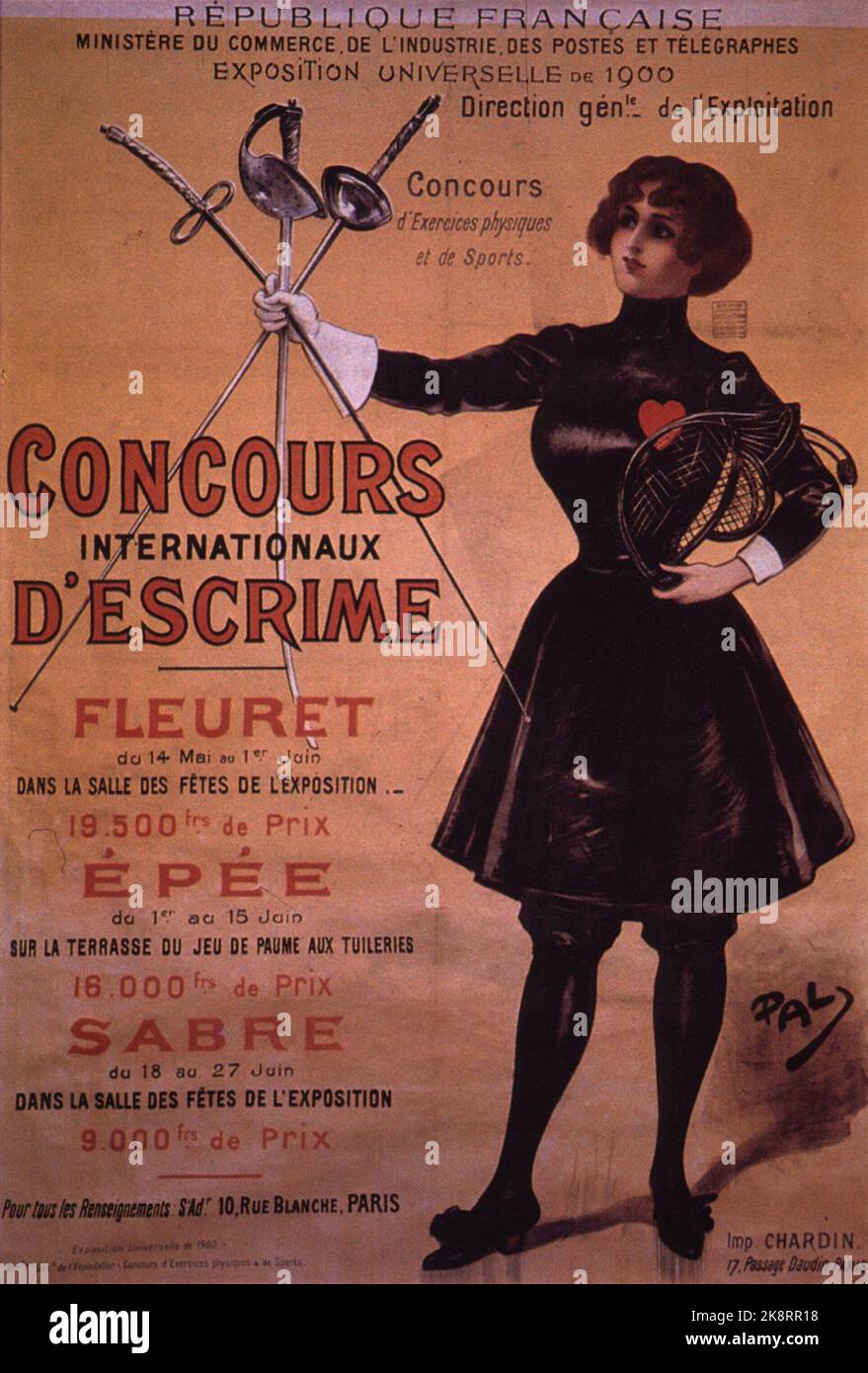 Paris olympics 1900 hi-res stock photography and images - Alamy