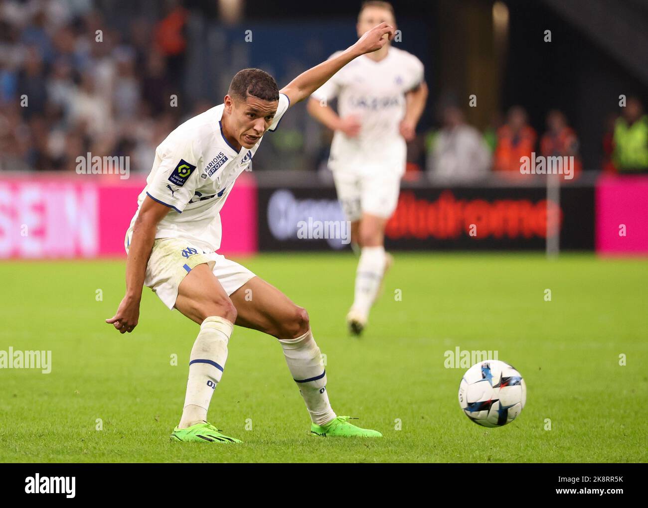 Amine Harit of Marseille during the French championship Ligue 1 ...