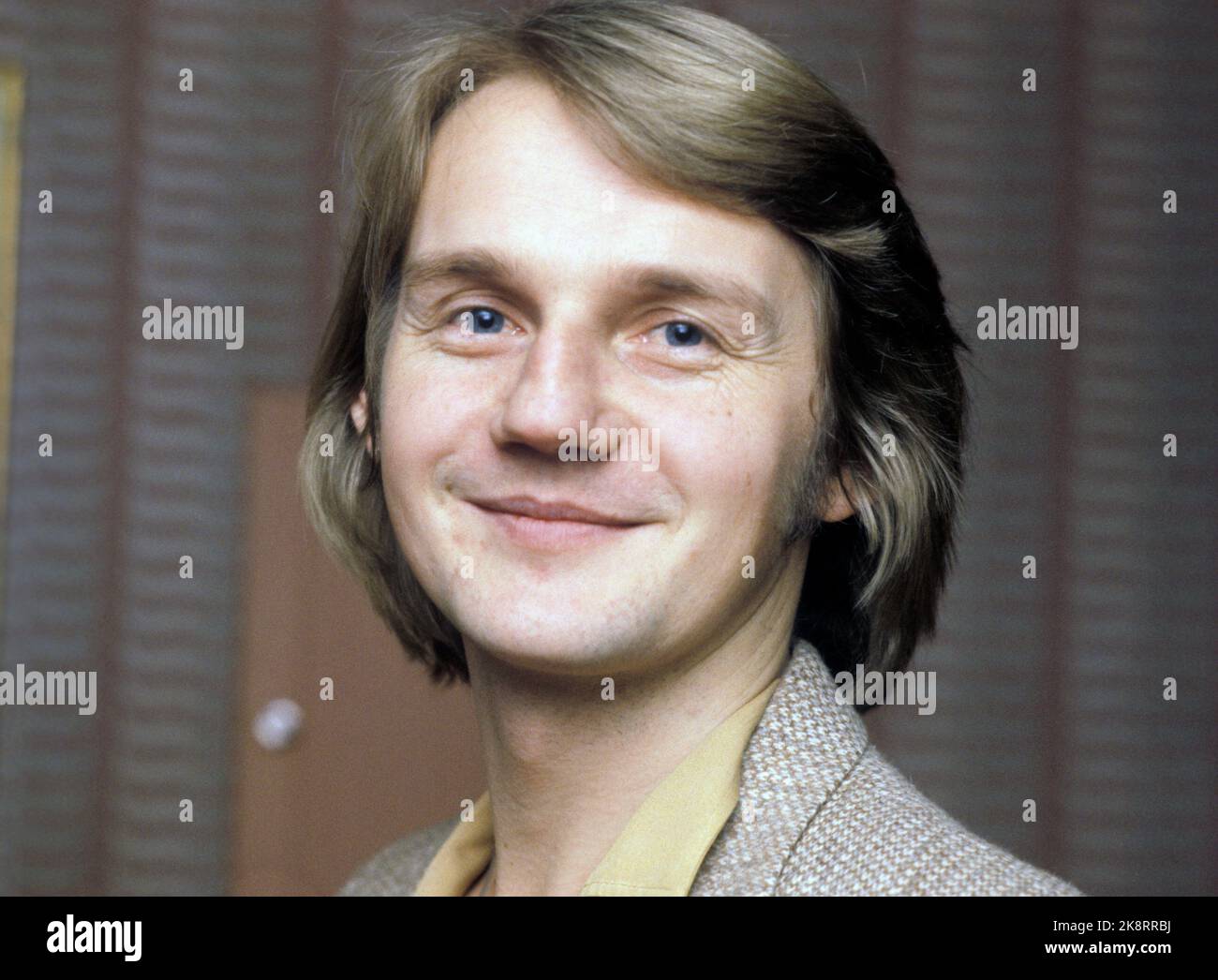 Oslo February 1980. Singer singer Finn Kalvik. Photo; Henrik Laurvik ...