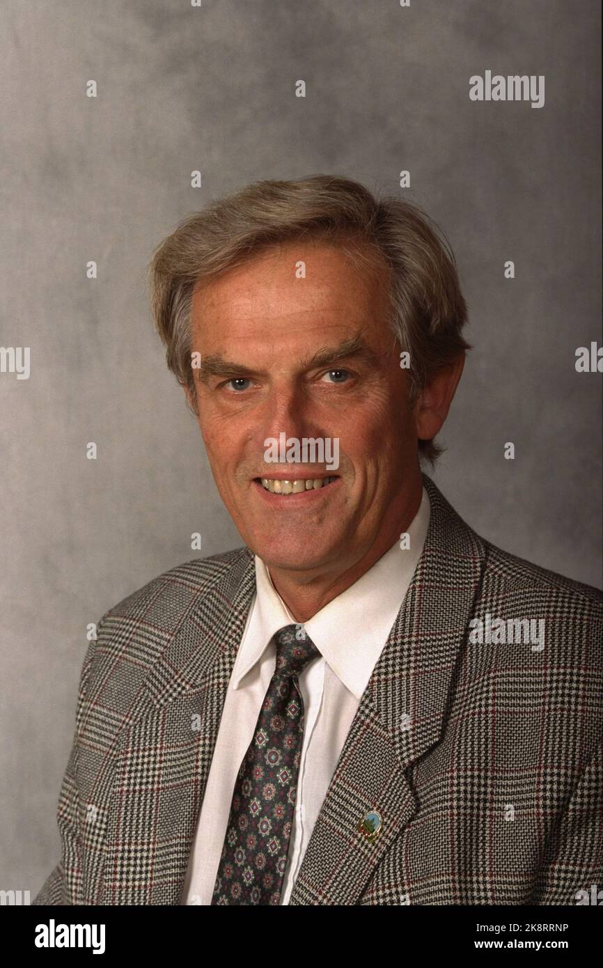Oslo 199710 Storting representative Ingvald Godal. Right. Photo Bjørn ...