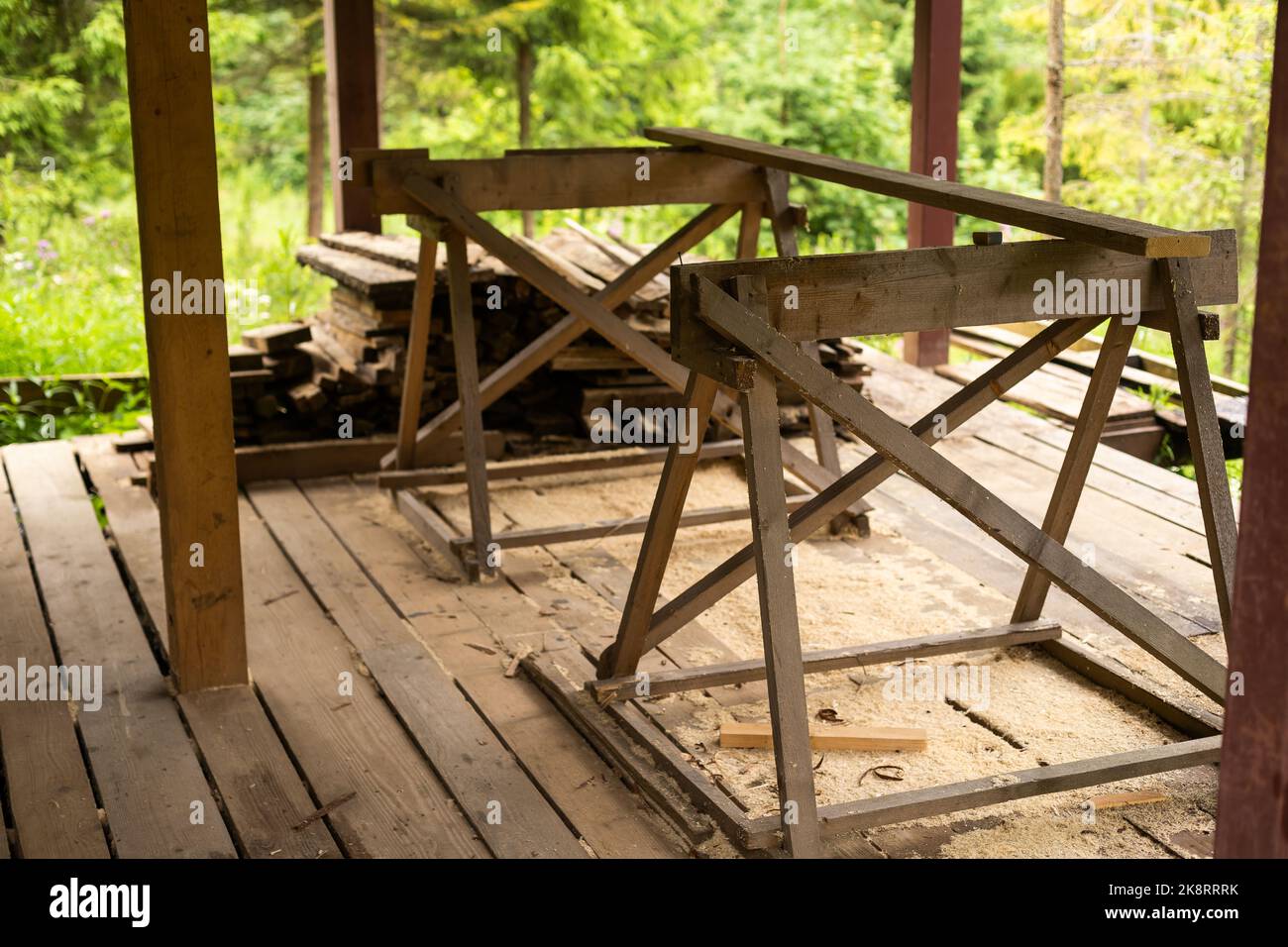 Apartment balcony scenery view with exotic grooved cumaru wood decking ...