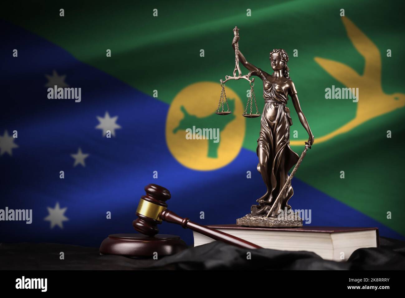 Australia law statue hi-res stock photography and images - Alamy