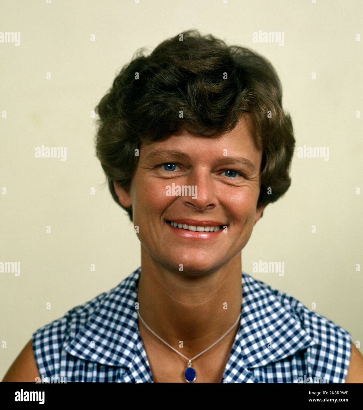 Oslo 197806 environment minister gro harlem brundtland hi-res stock ...