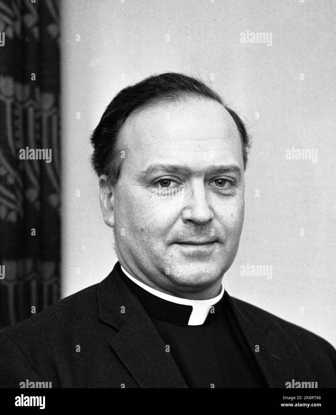Oslo 19700603 Catholic bishop in Norway Jon Willem Gran. Photo: NTB ...