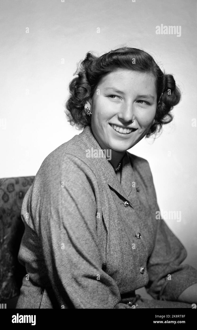 Oslo 19490202 portrait of princess astrid photo hi-res stock ...