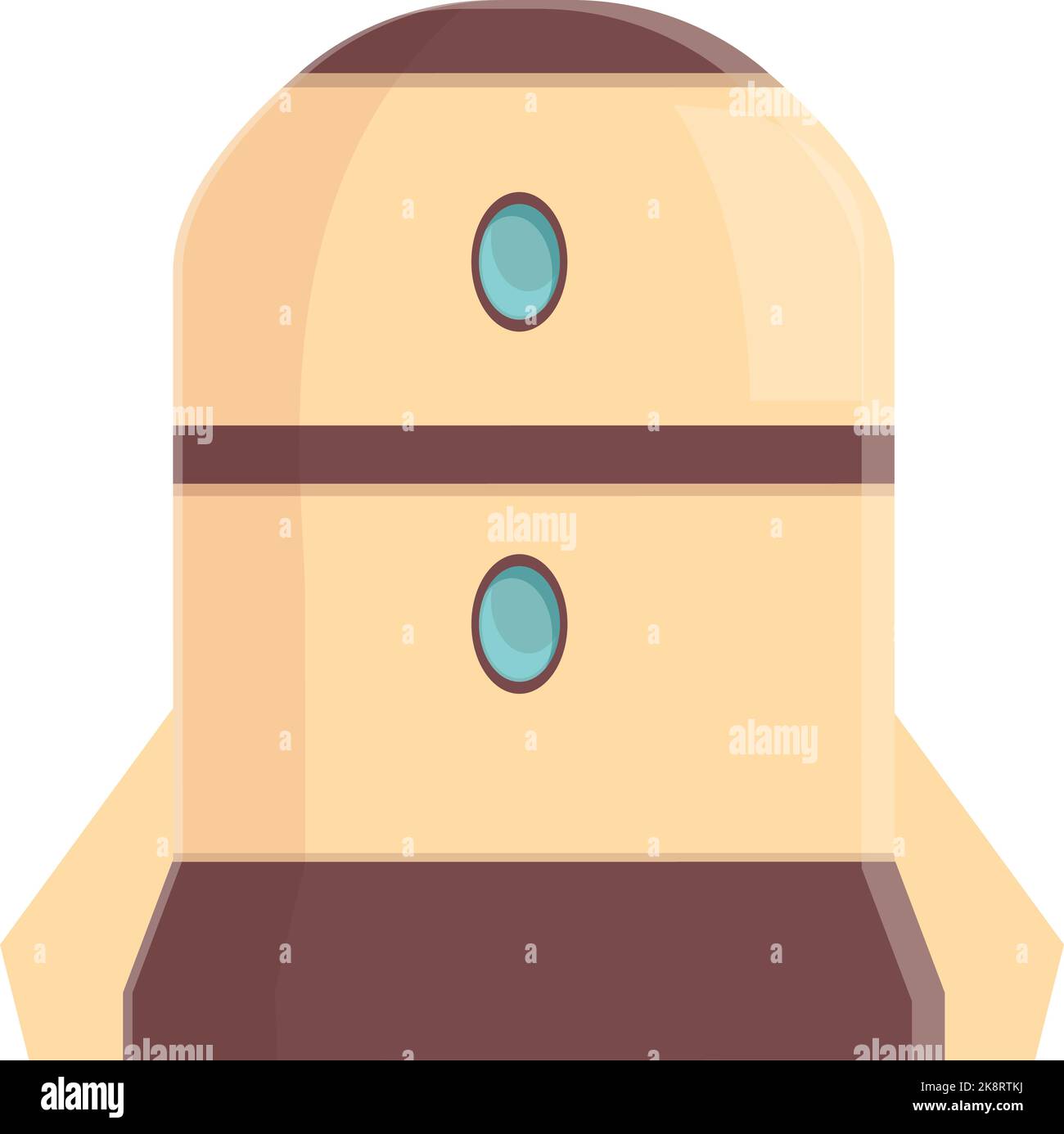 Modern spaceship icon cartoon vector. Space planet. Alien rover Stock ...