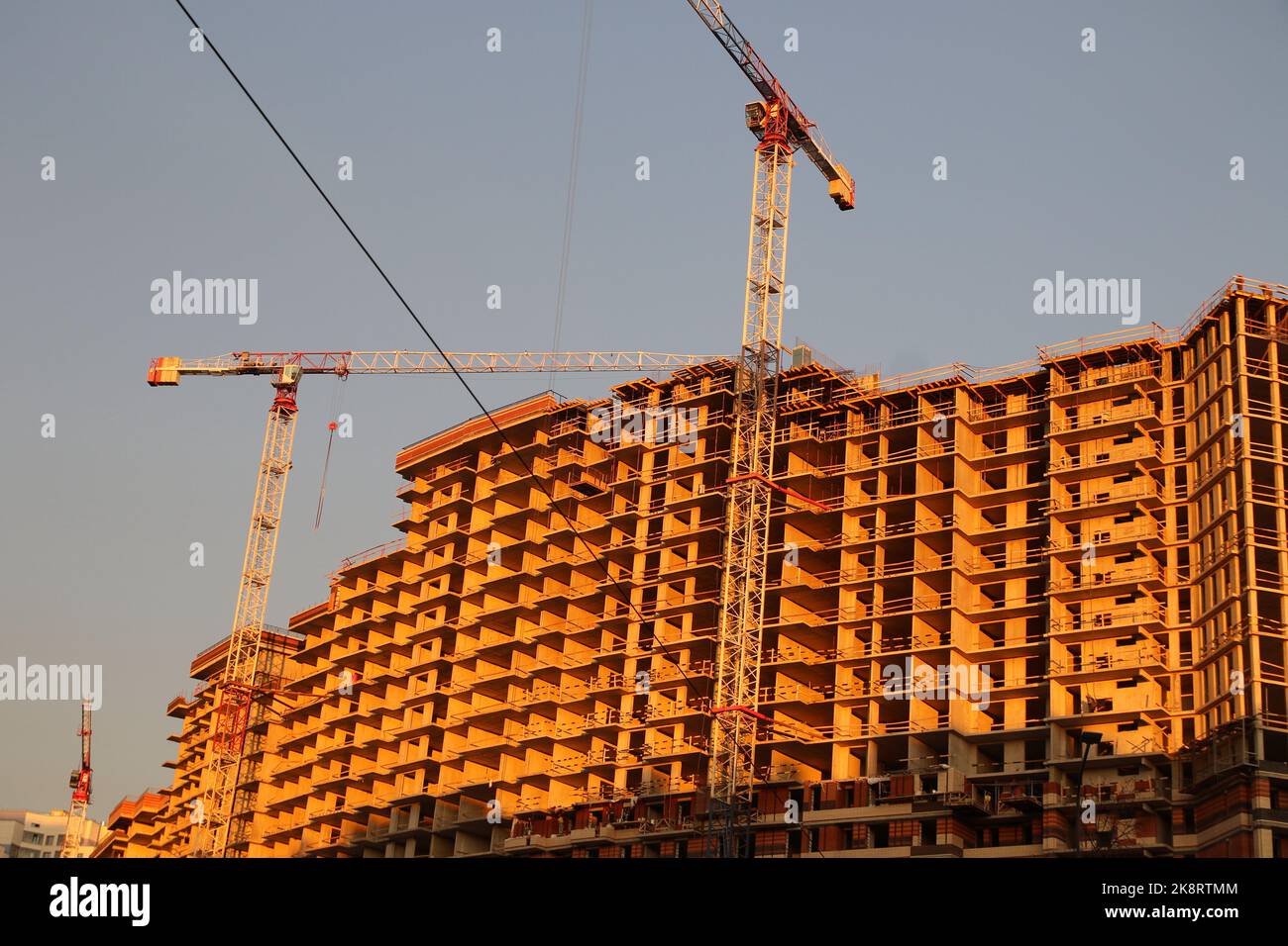 Construction of a residential building in the Primorsky district of St ...