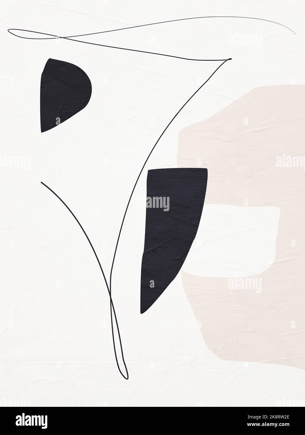 Abstract art of geometric shapes with colorful texture, modern art and ...