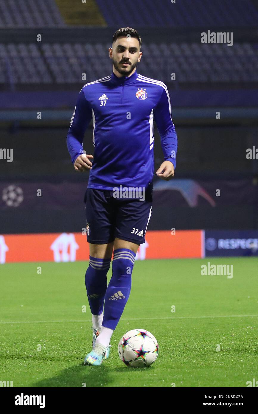 Josip Sutalo of Dinamo Zagreb during a training session at Maksimir ...