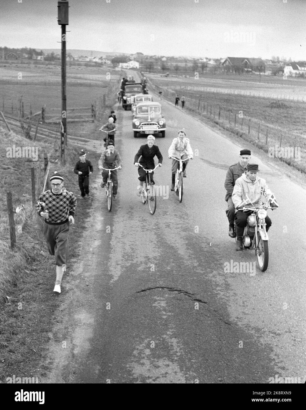 Oslo 195507. The 10th anniversary of the liberation of Norway. The ...