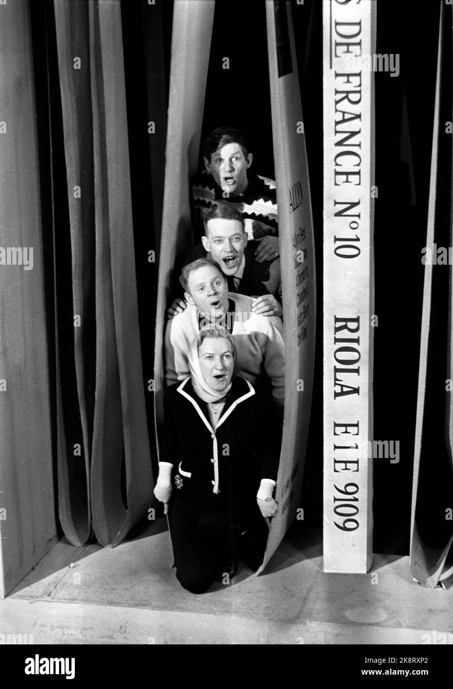 Oslo 19630403 NRK Television records a program series called ...