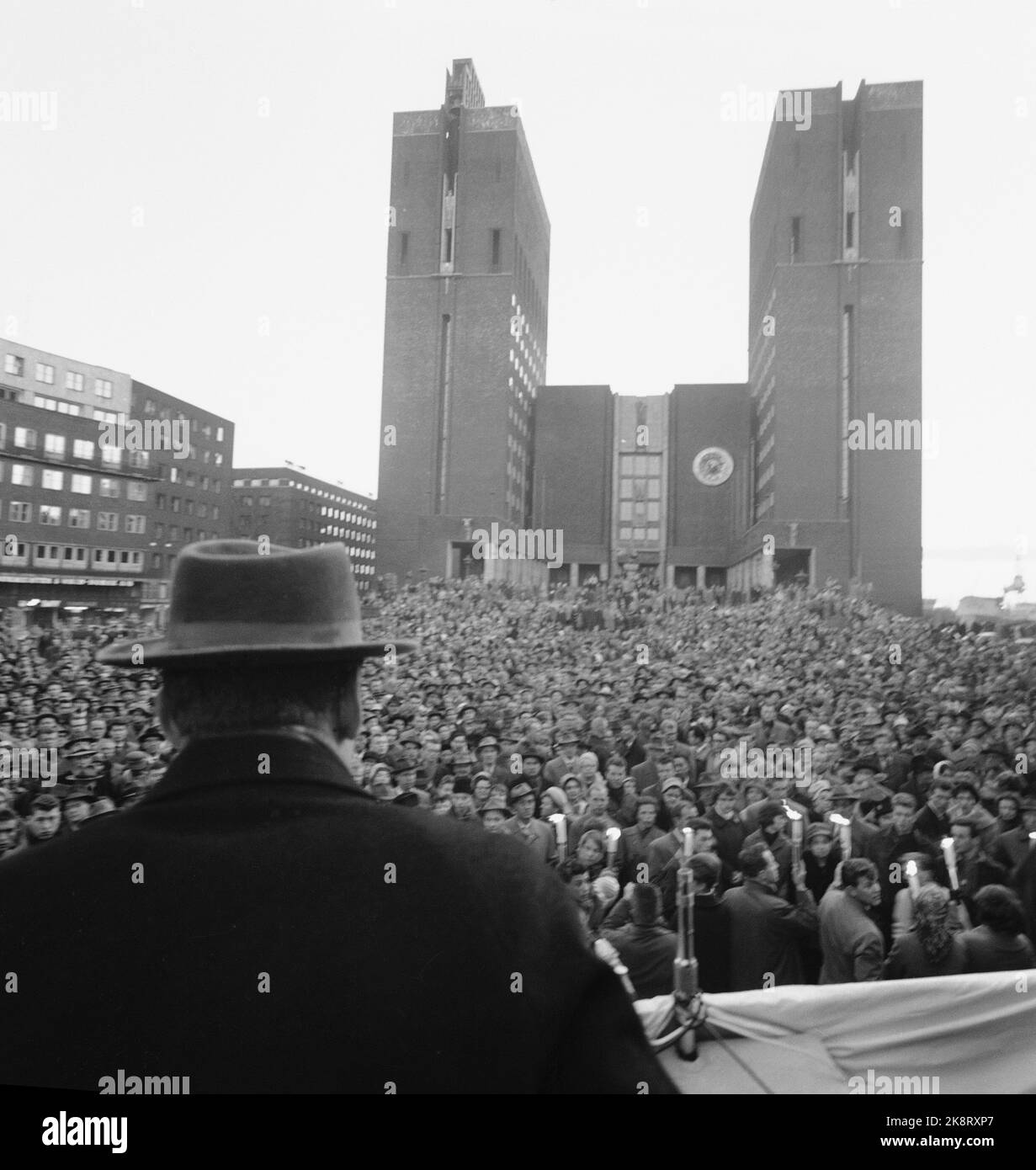 Oslo Sunday, March 19, 1961. The action committee against nuclear ...