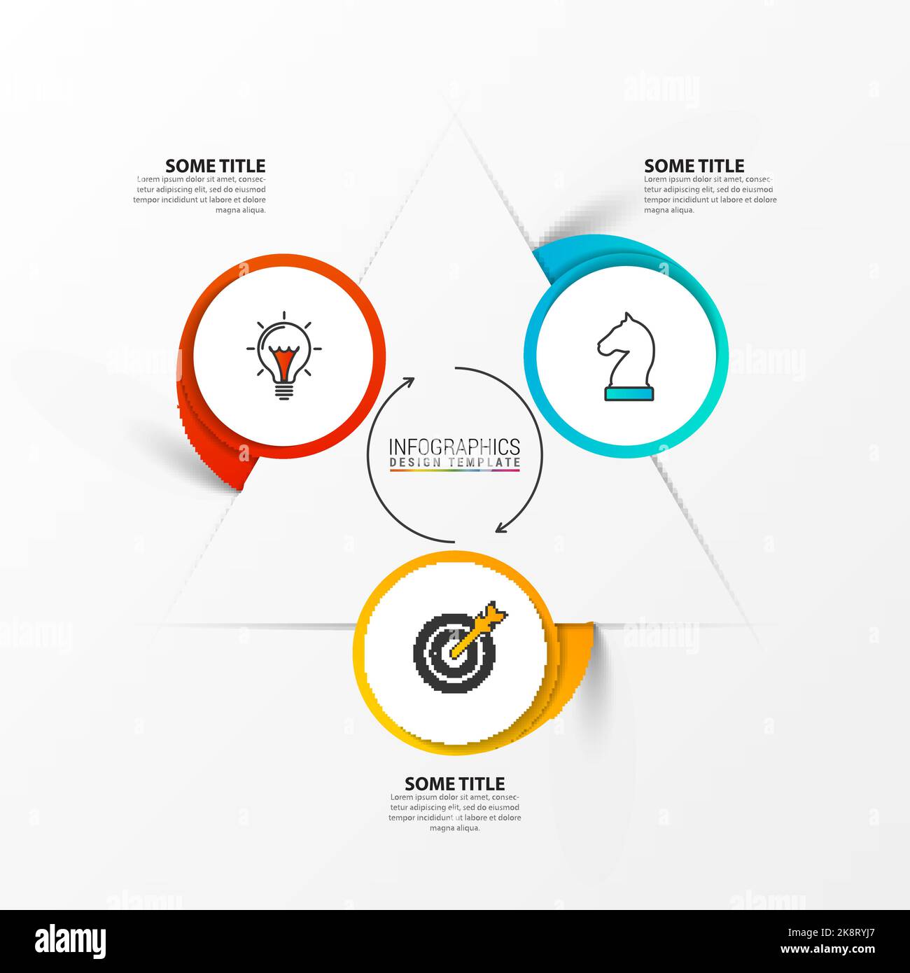 Infographic design template. Creative concept with 3 steps. Can be used ...