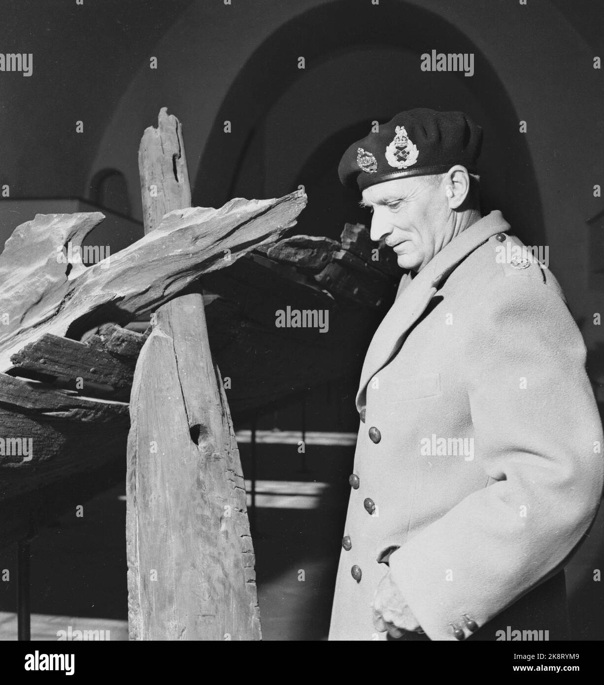 Bygdøy 19500313. General Bernard Law Montgomery, who is commander -in ...