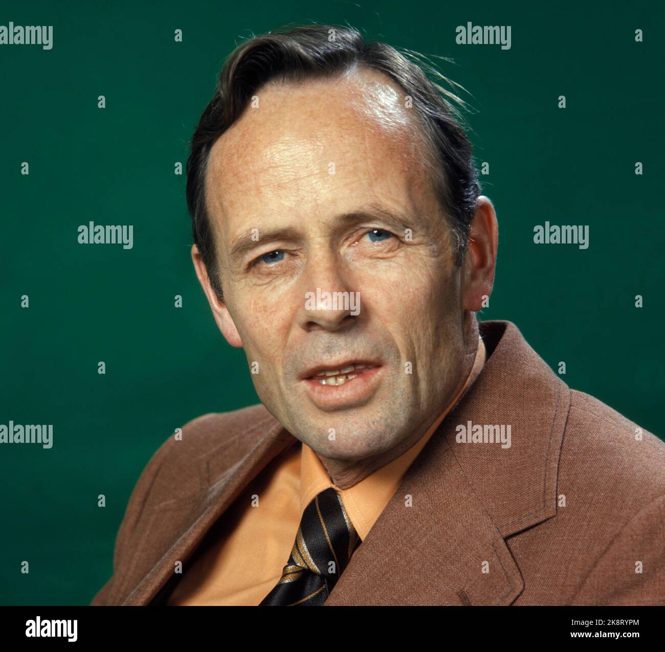 Oslo October 1973. Storting representative Petter Furberg (A), Vestfold ...