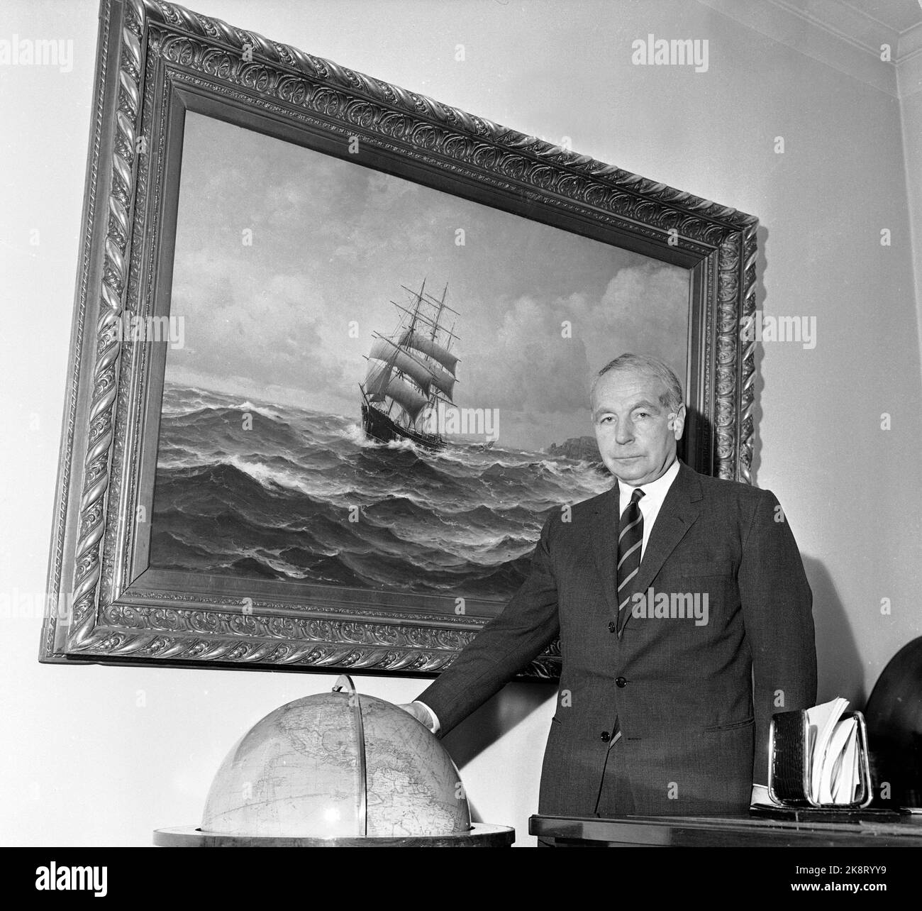 Oslo 19650107 Shipowner Sigval Bergesen d.y. (1893-1980) Bergesen in ...
