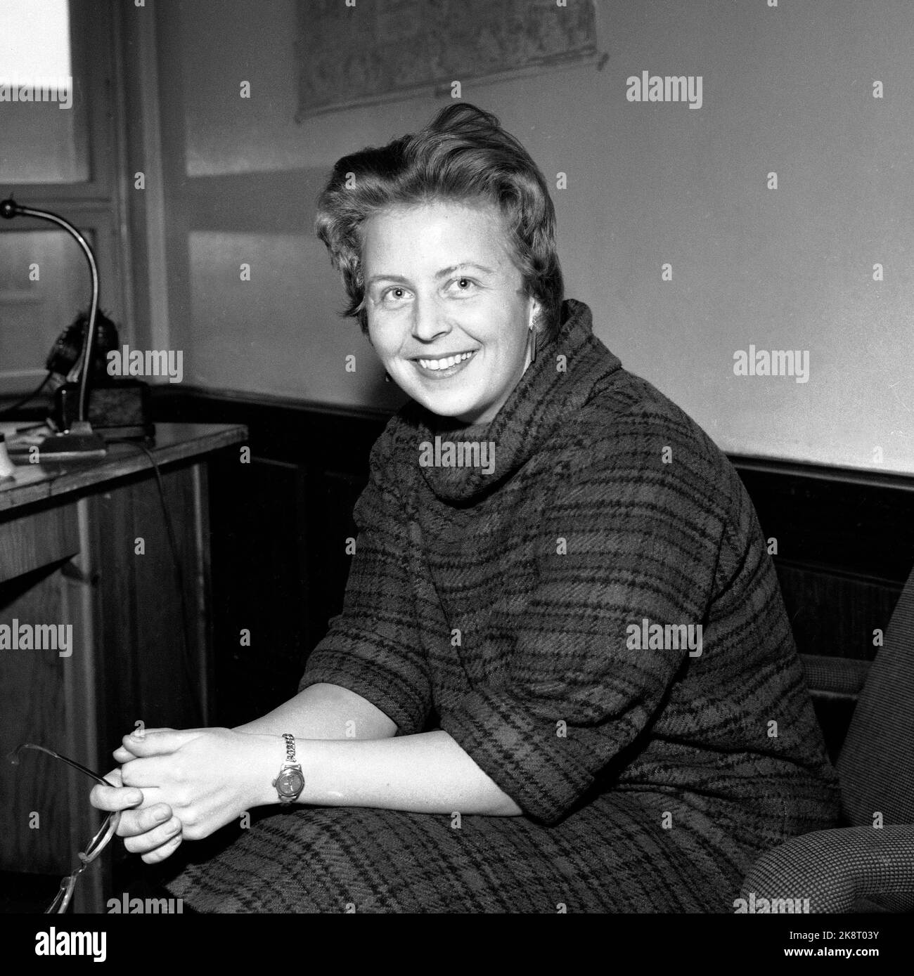 Oslo 19600217 diplomat kirsten ohm hi-res stock photography and images ...