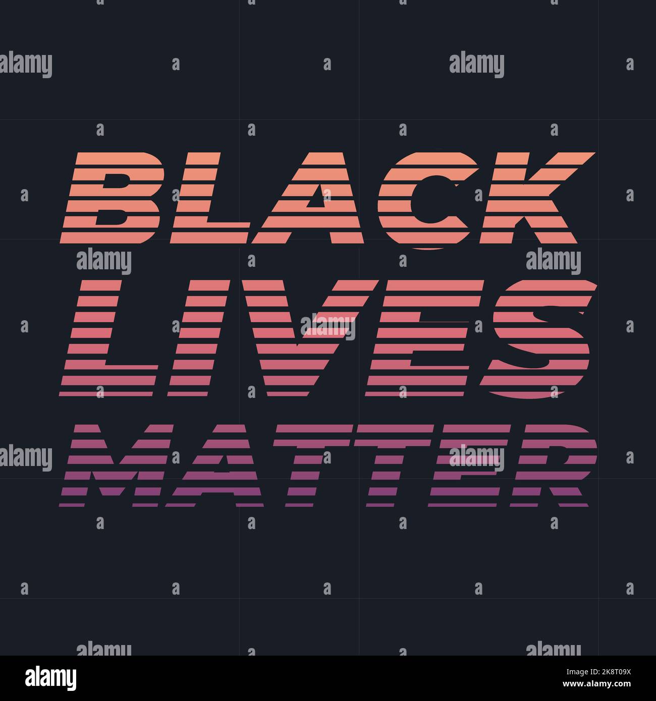 Black lives matter, halftone line letter typography design artwork ...