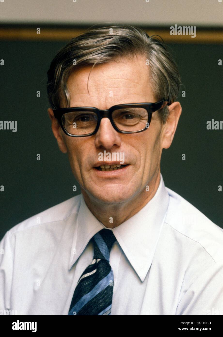 Oslo 197912 professor dr theol jacob jervell hi-res stock photography ...